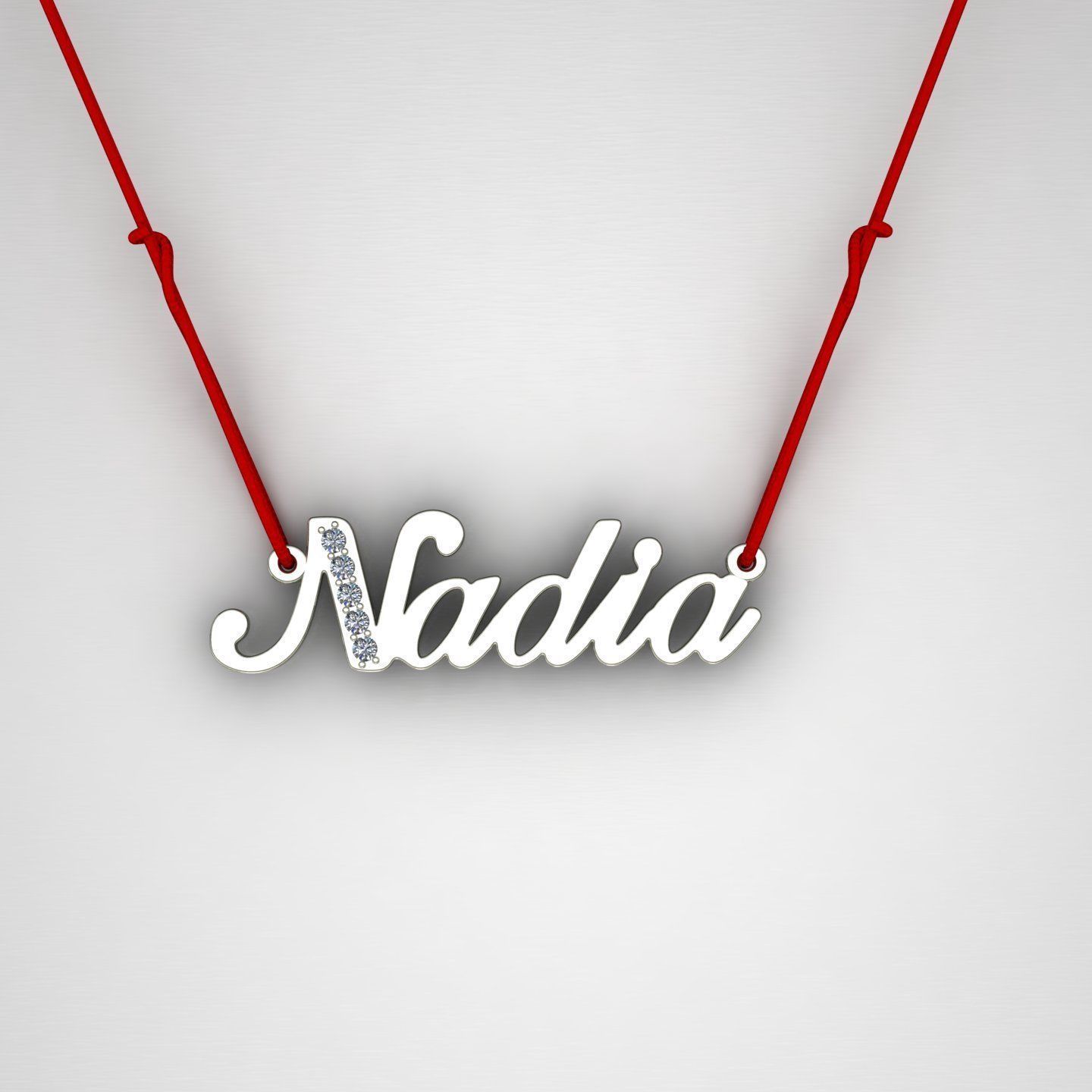 Name Nadia 3D print model | CGTrader