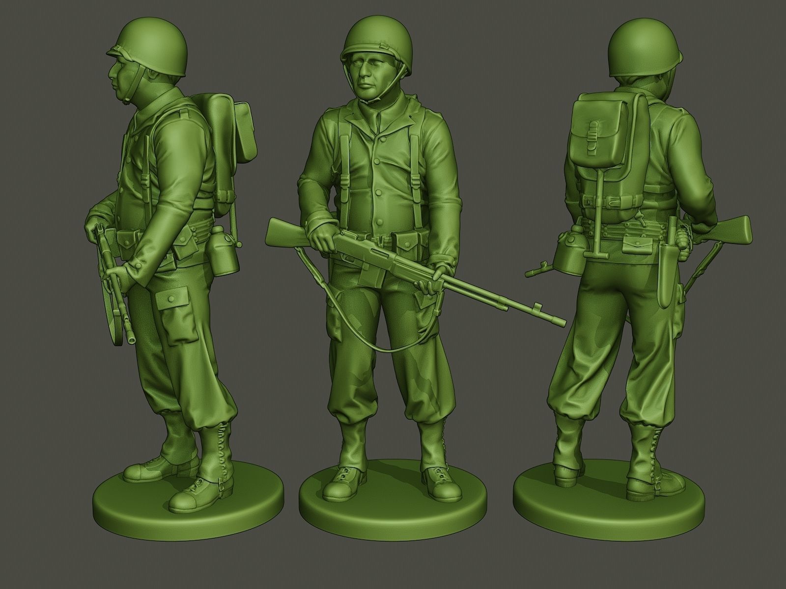 American soldiers ww2 Bundle Pack 3D model 3D printable | CGTrader