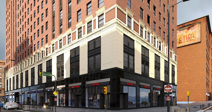 Fisk building 3D model | CGTrader