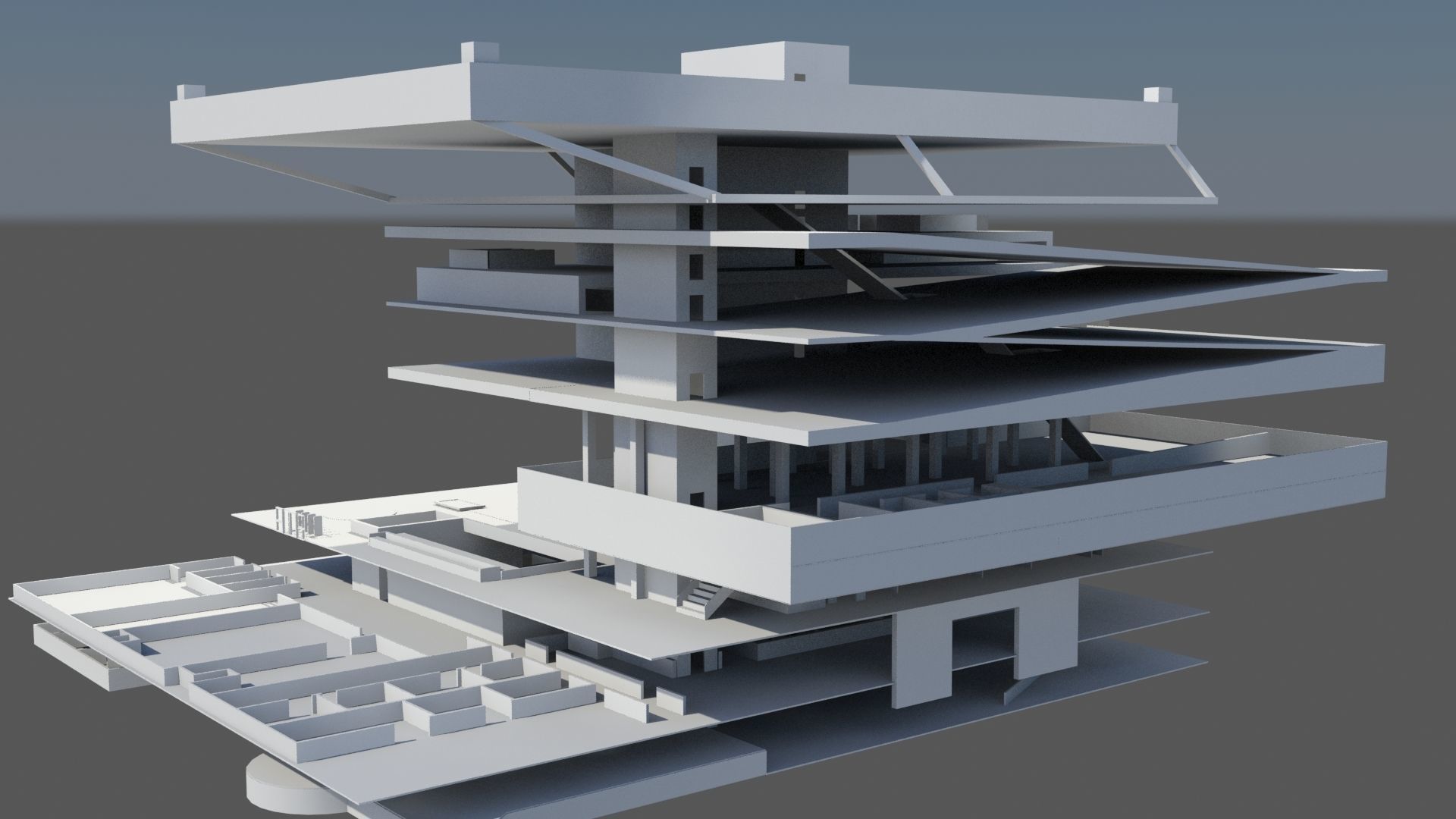 Seattle Public Library 3D model | CGTrader