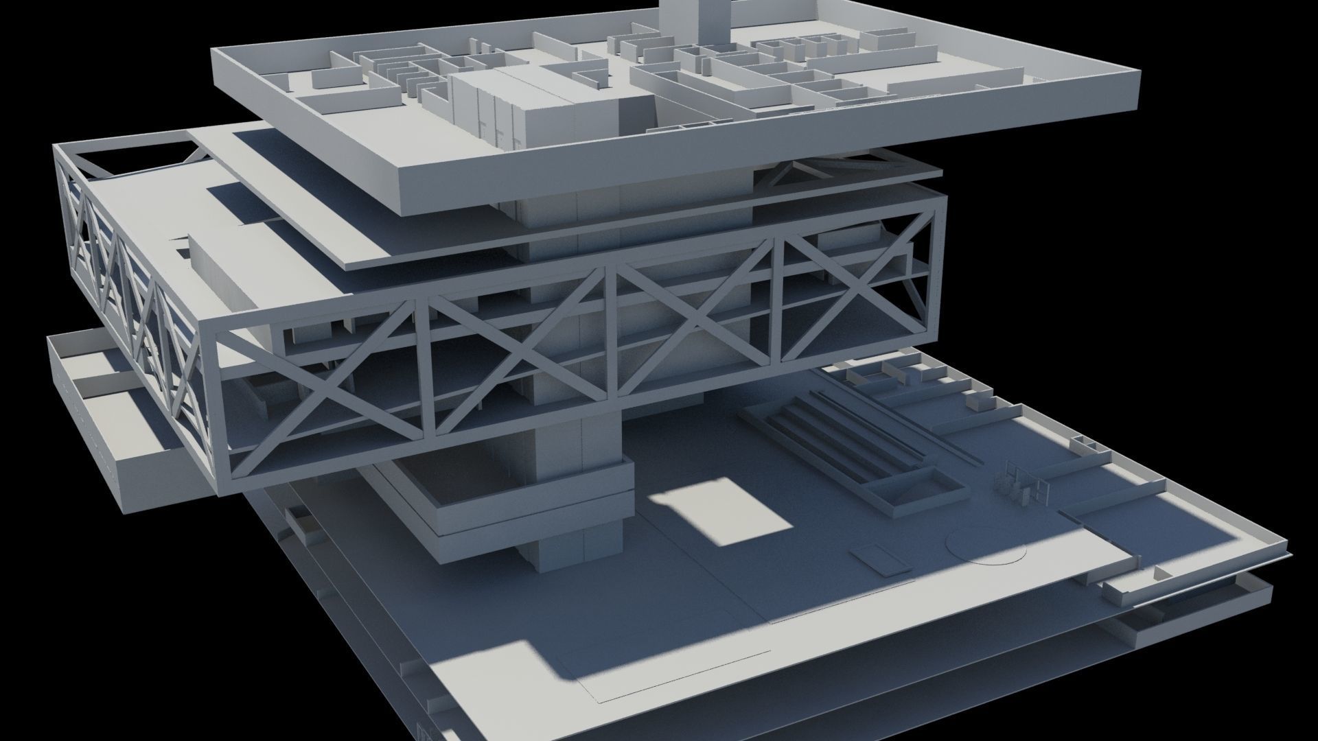 Seattle Public Library 3D model | CGTrader