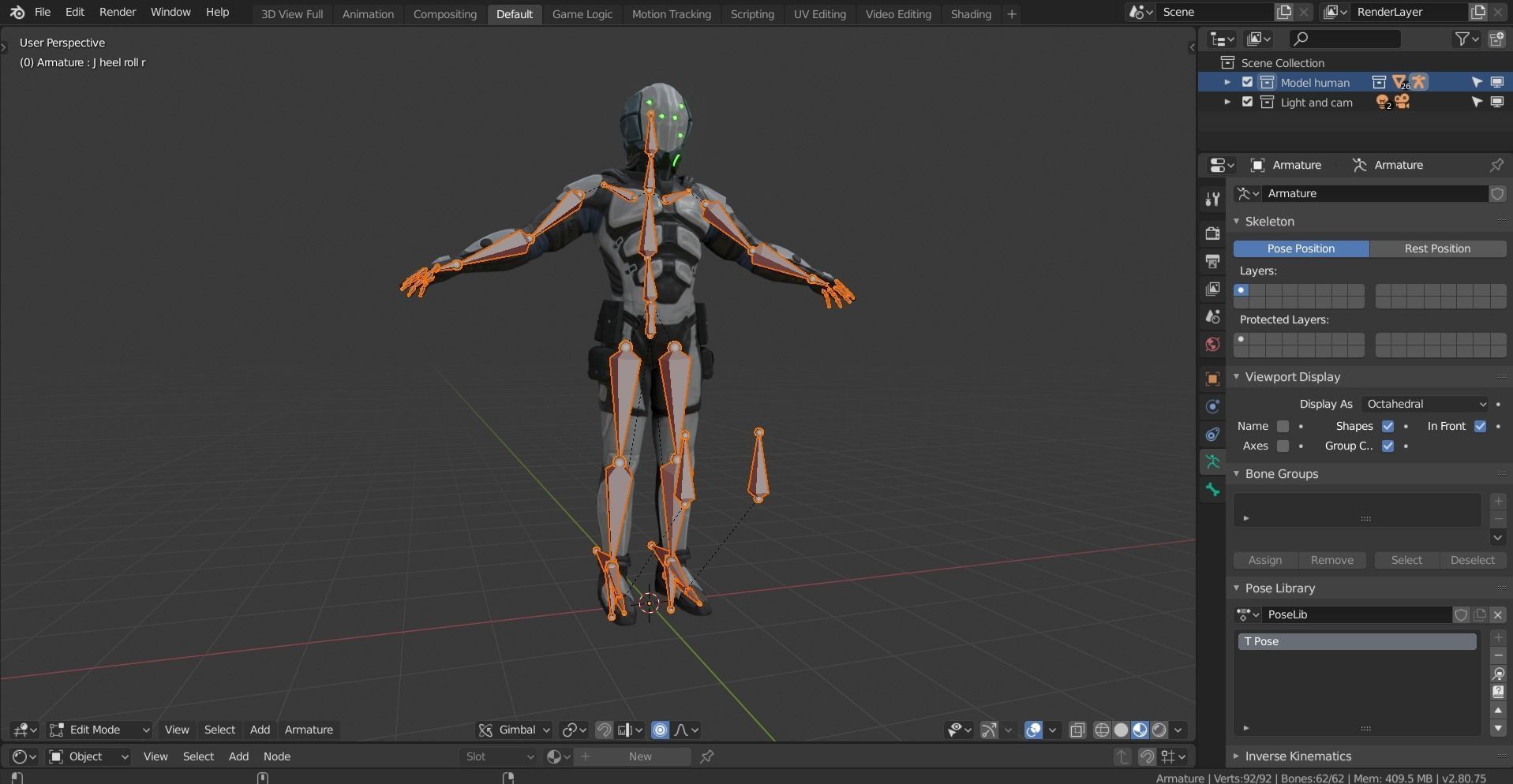 3D model Character Scifi Recon VR / AR / low-poly rigged | CGTrader