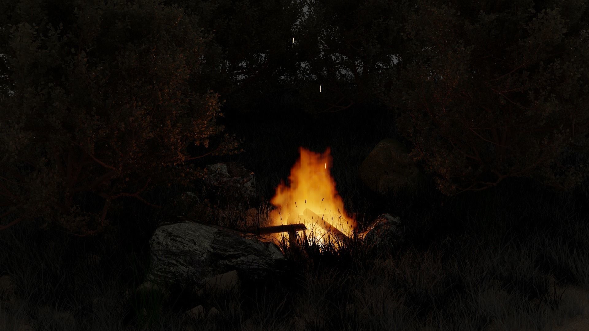 3D model FIRE IN BLENDER VR / AR / low-poly | CGTrader