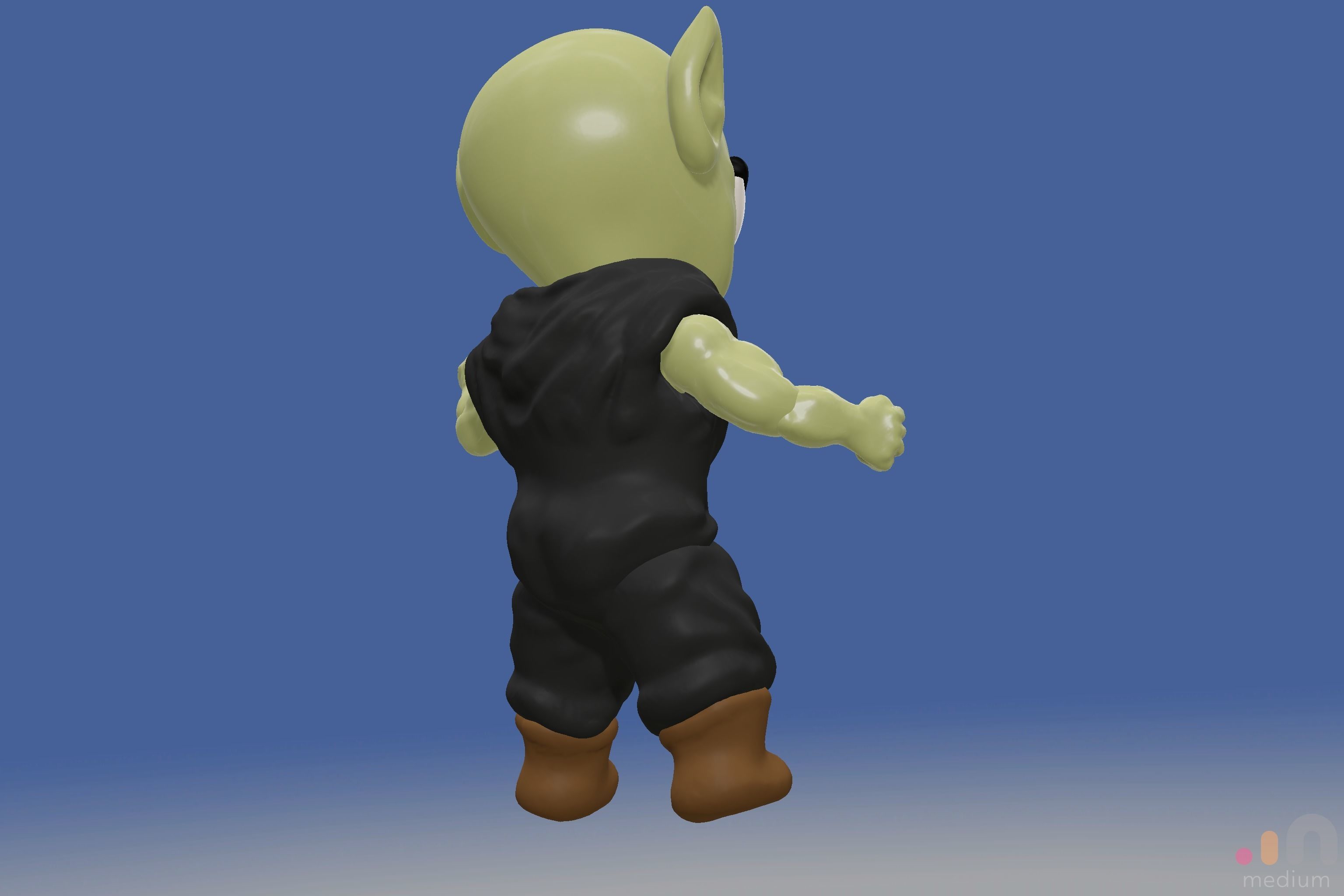 Cute Monster Ogre Chibi SD edition creature 3D model | CGTrader