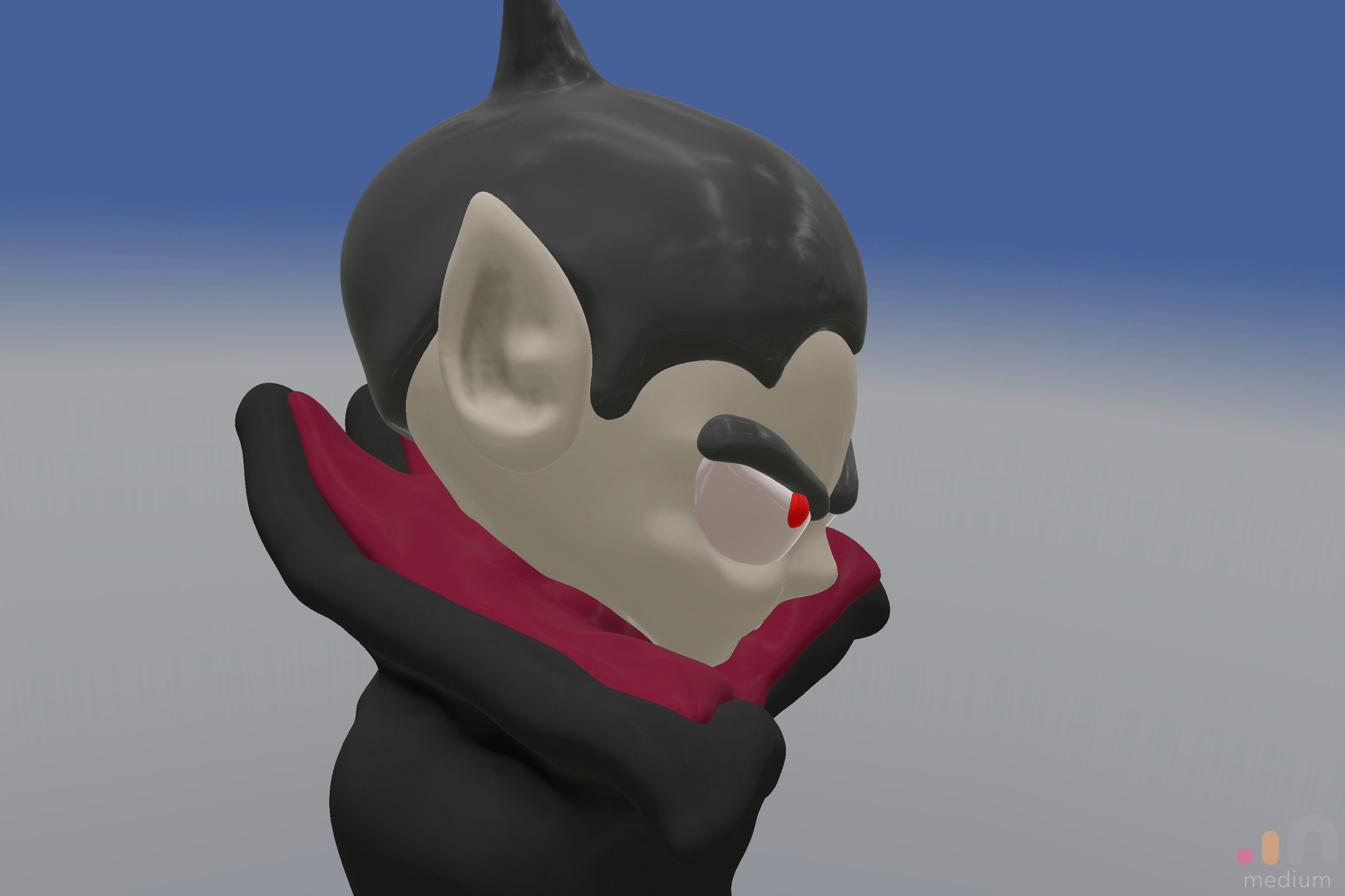 Cute Chibi Dracula Baby 3D model | CGTrader