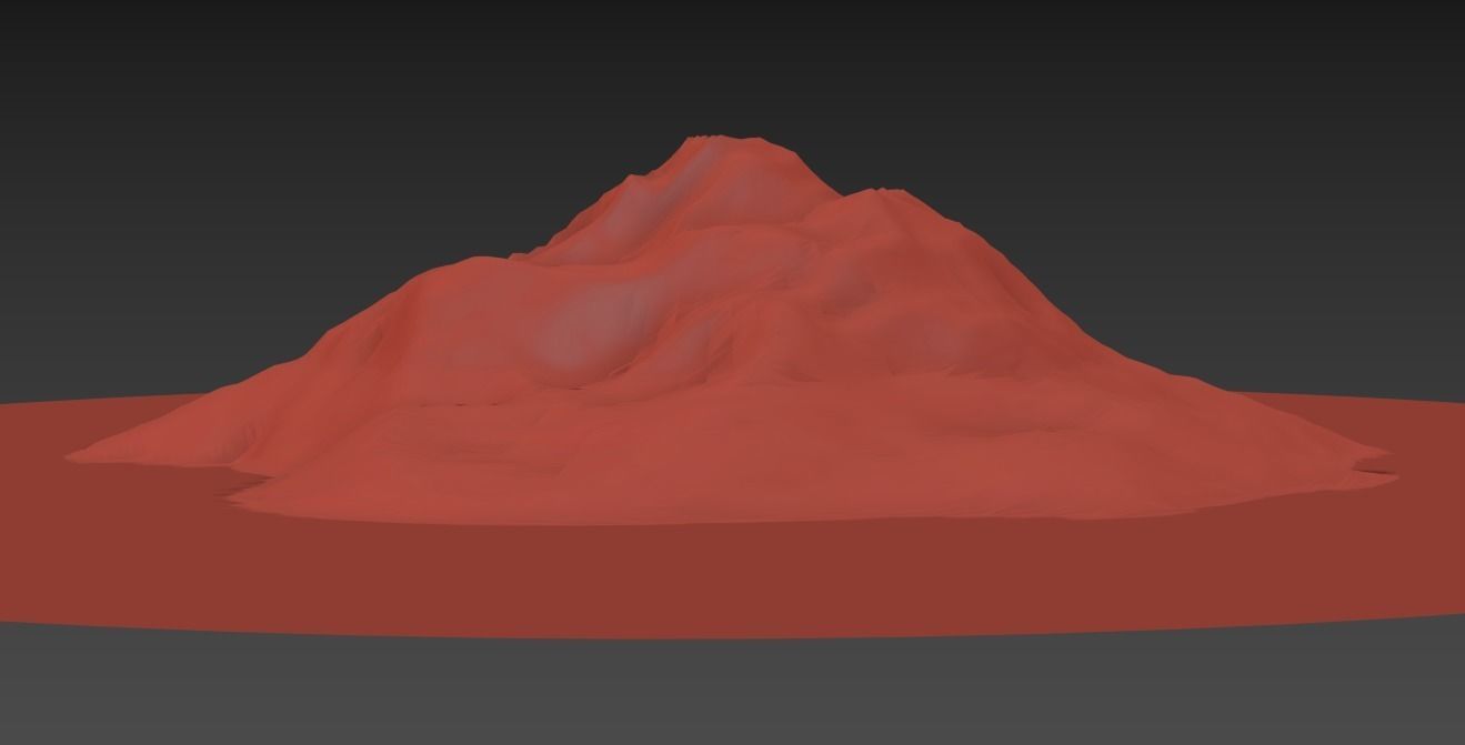 Fast Scale Valcano Lava Simulation 3D model animated | CGTrader