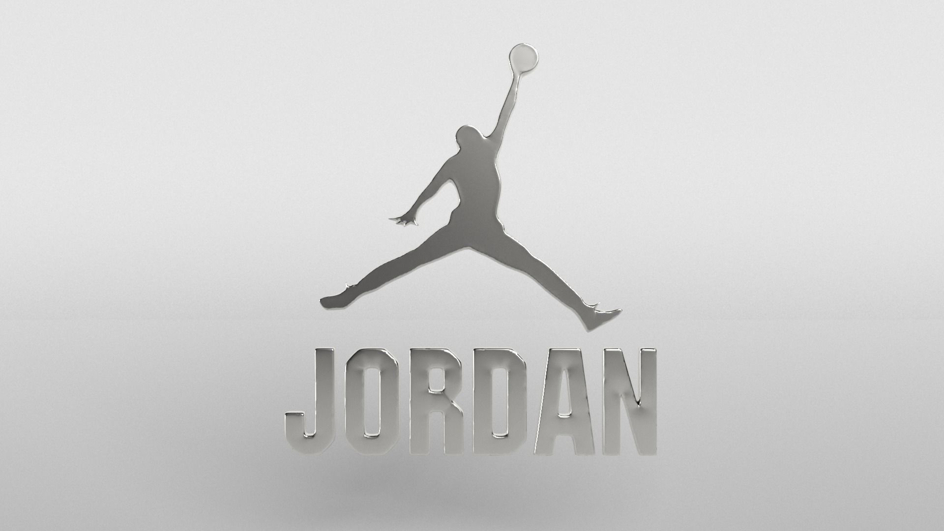 Jordan Logo version3 005 free 3D model | CGTrader