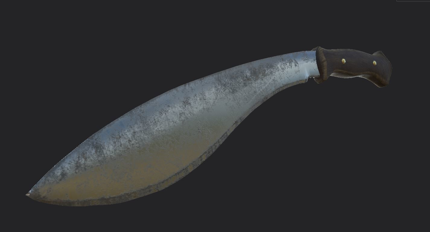 3D model Used Machete VR / AR / low-poly | CGTrader
