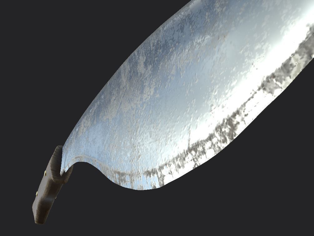 3D model Used Machete VR / AR / low-poly | CGTrader