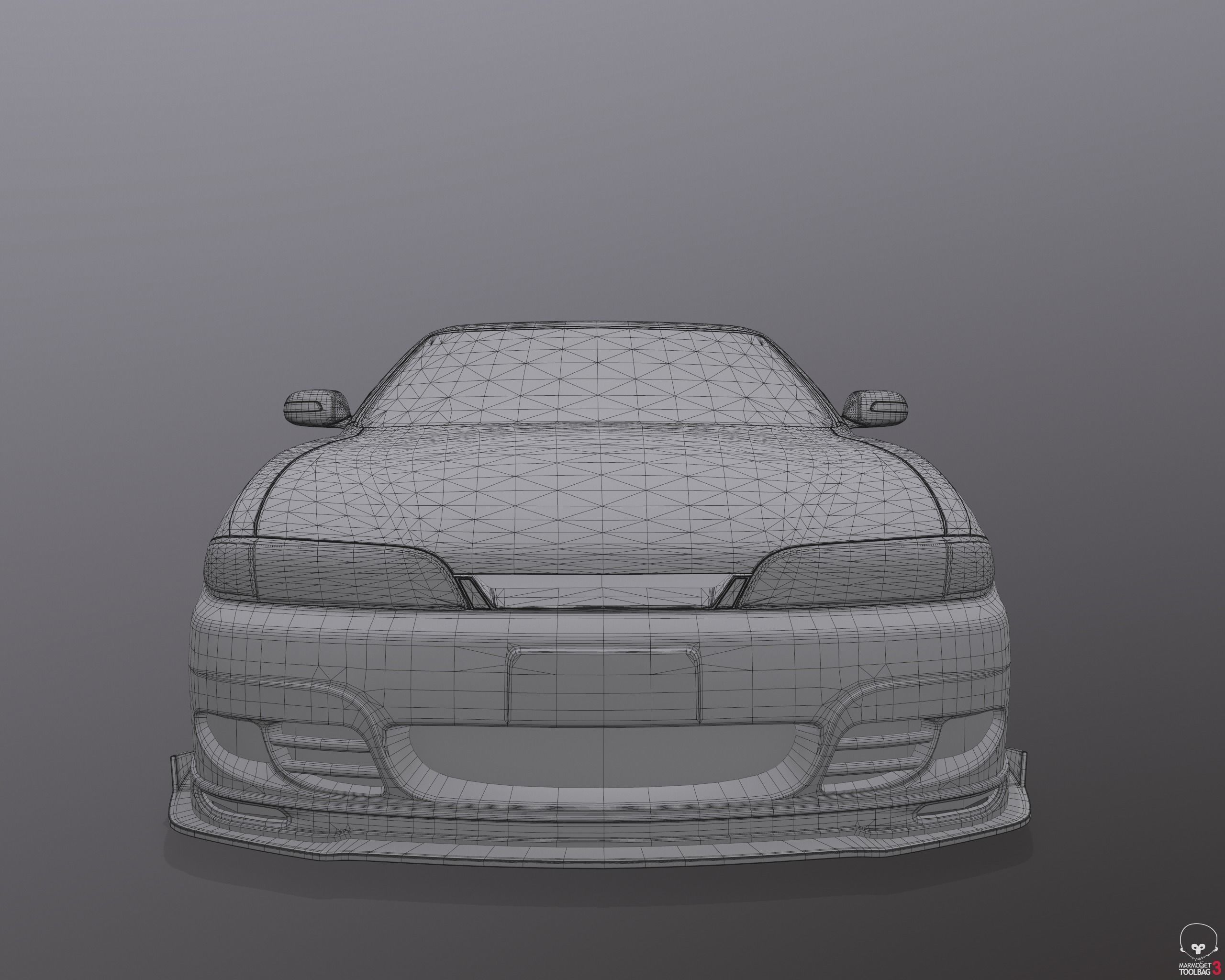 3D model Nissan Silvia S14 326 Power 3D-Star bodykit VR / AR / low-poly ...