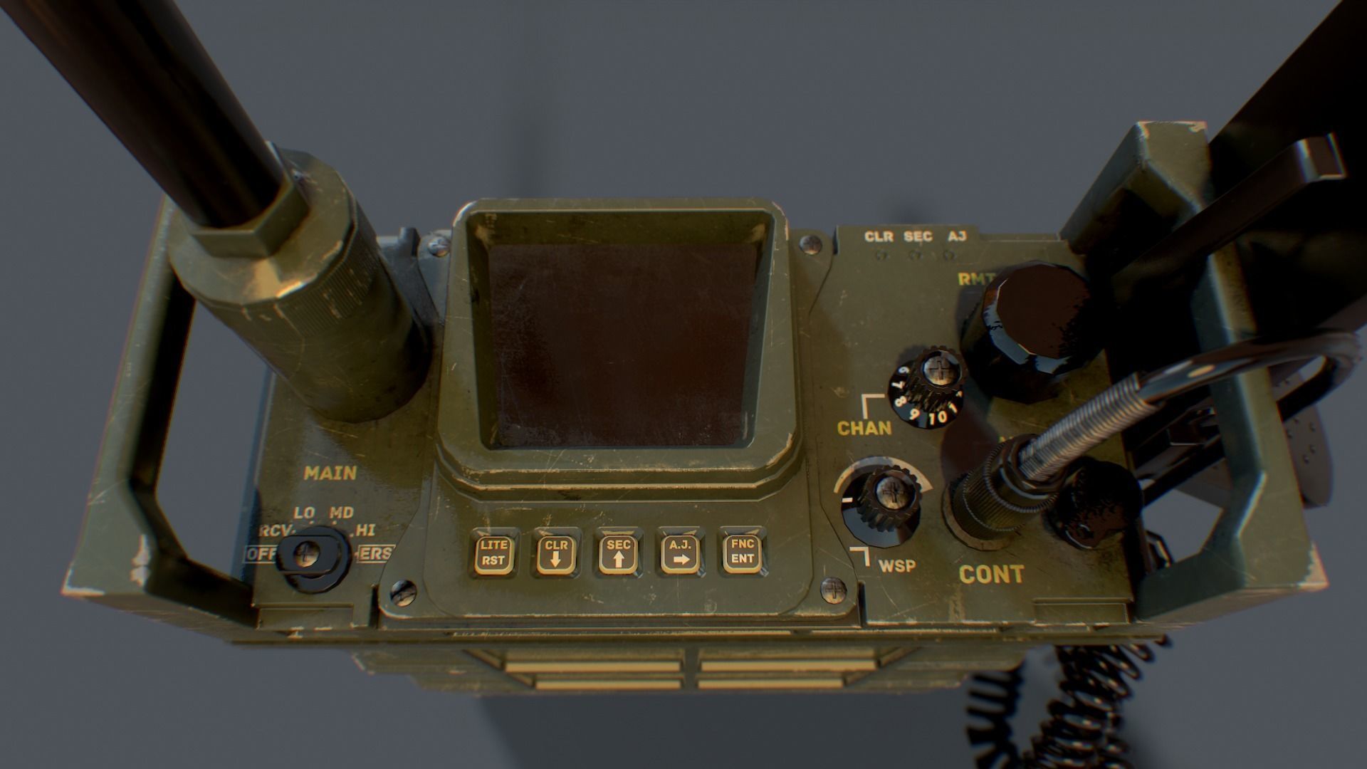 3D model Military Combat-net Radio - LV 241 VR / AR / low-poly | CGTrader