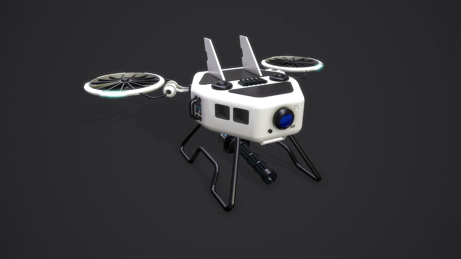 3D model Drone RX VR / AR / low-poly | CGTrader