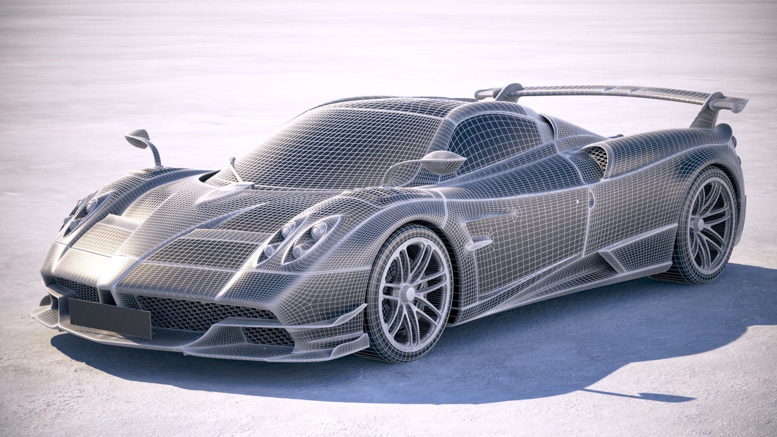 Pagani Huayra Roadster 2020 3D model | CGTrader