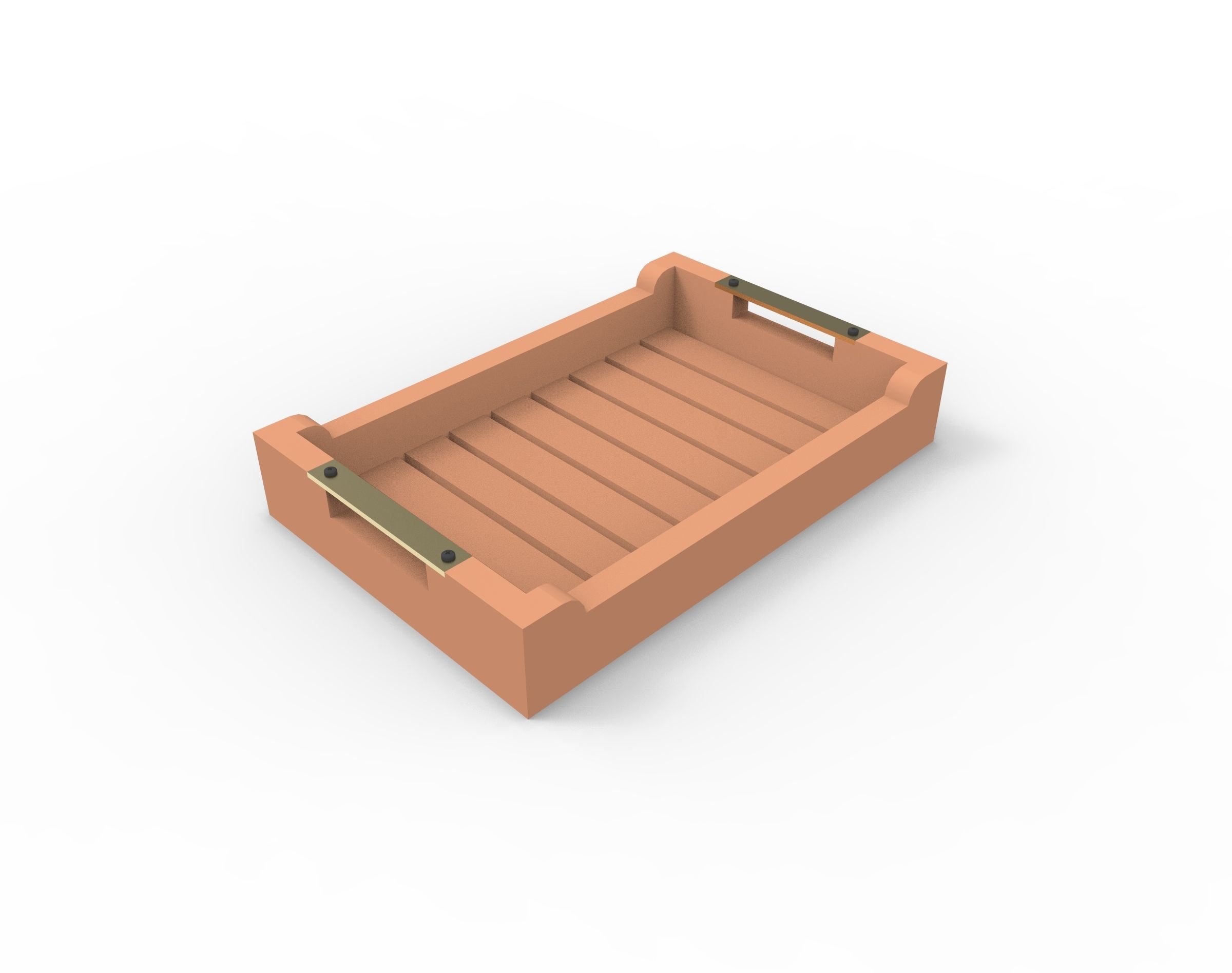 wooden tray 3D model | CGTrader