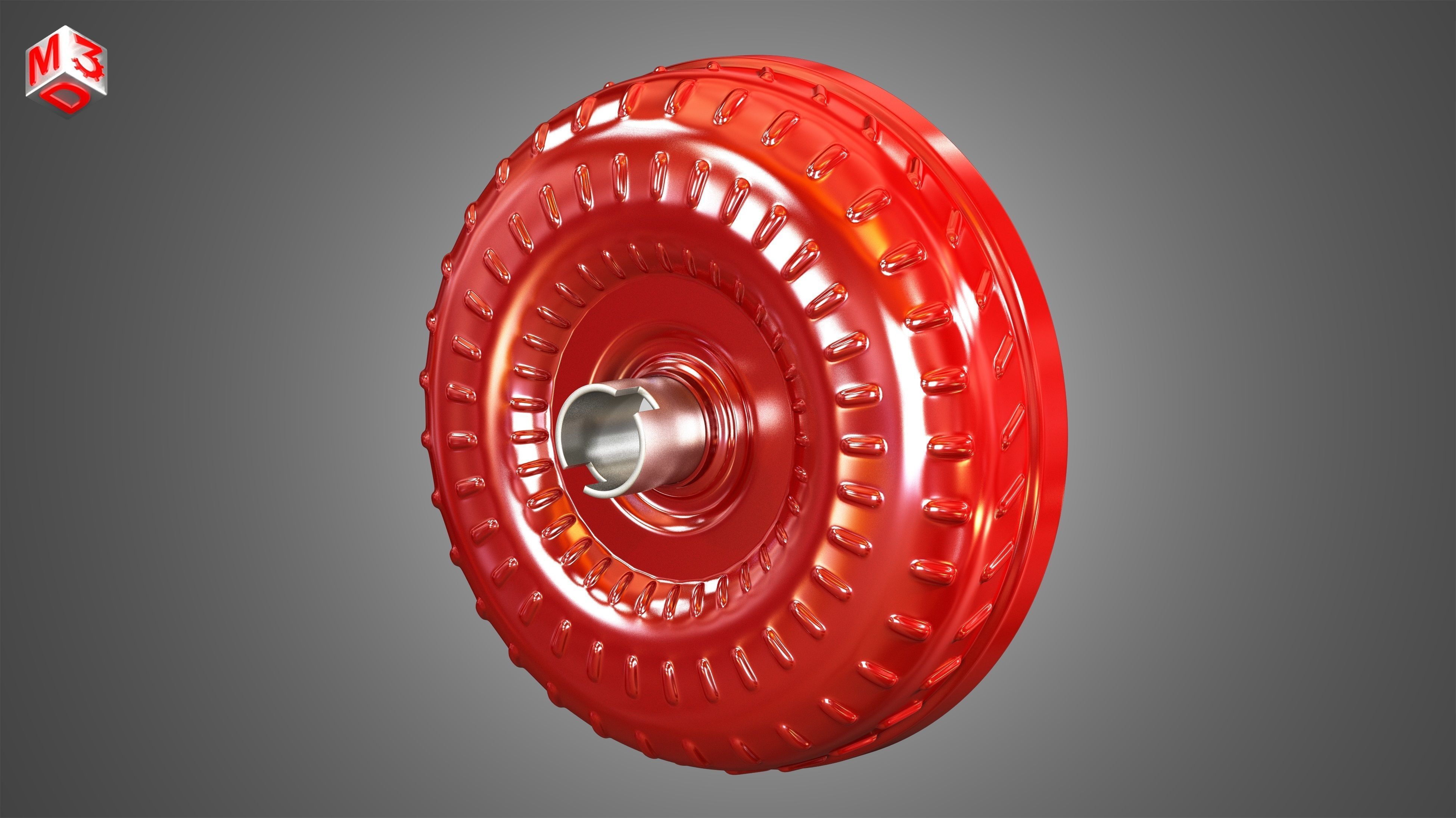 Transmission Torque Converter - with 5 Interior Parts 3D model | CGTrader