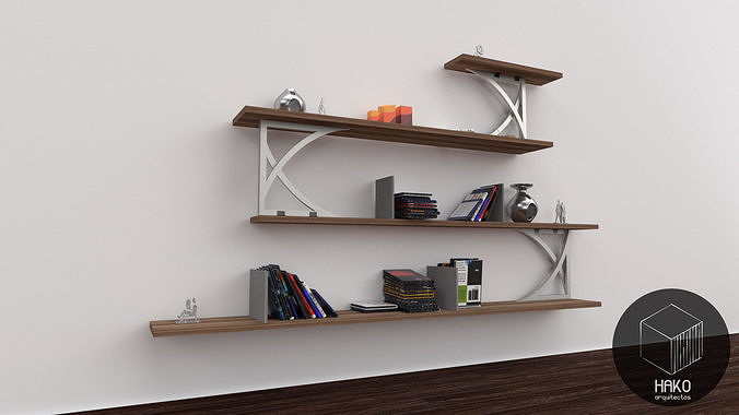 Hk shelf 3D model | CGTrader