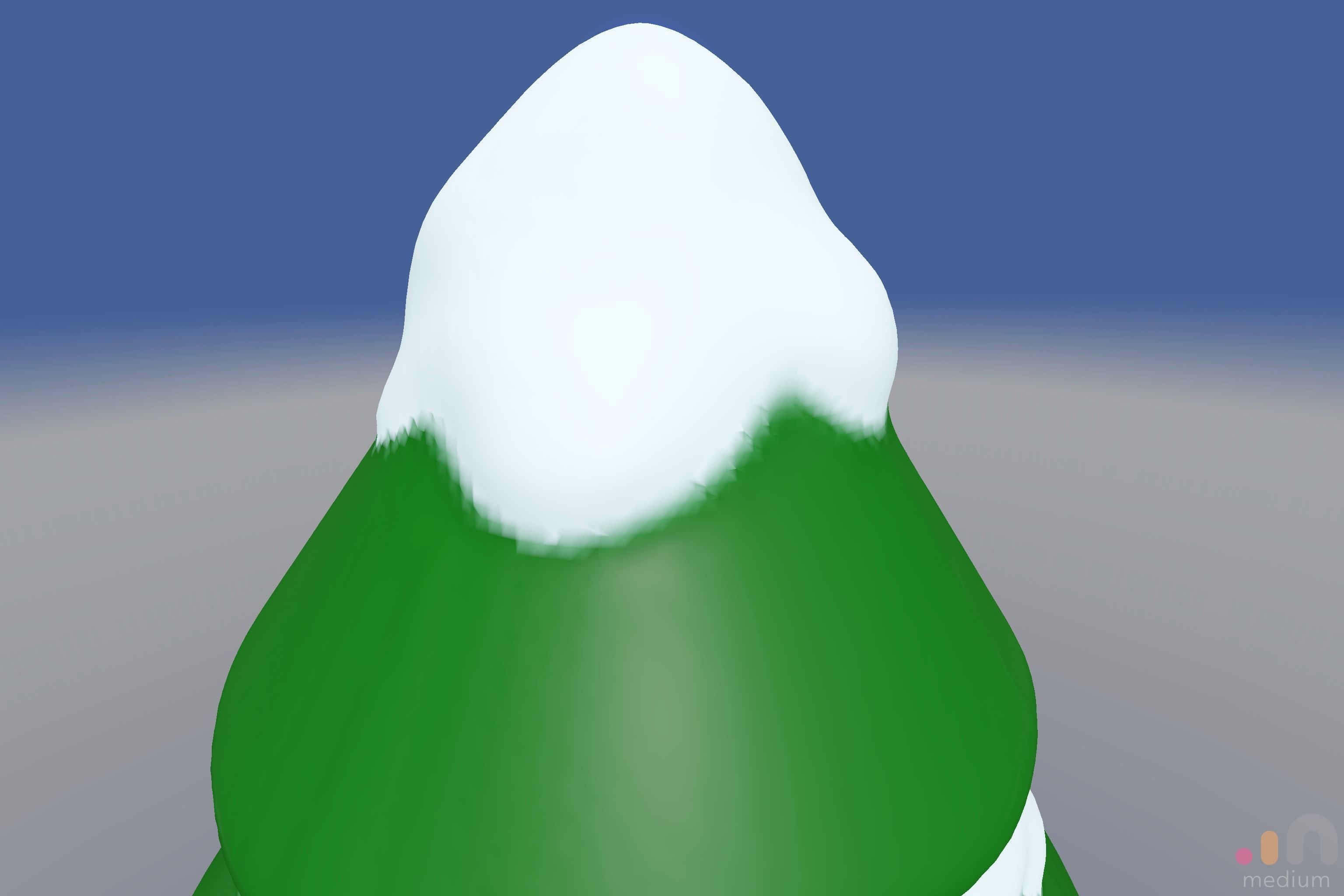 Christmas Tree with Snow 3D model 3D printable | CGTrader