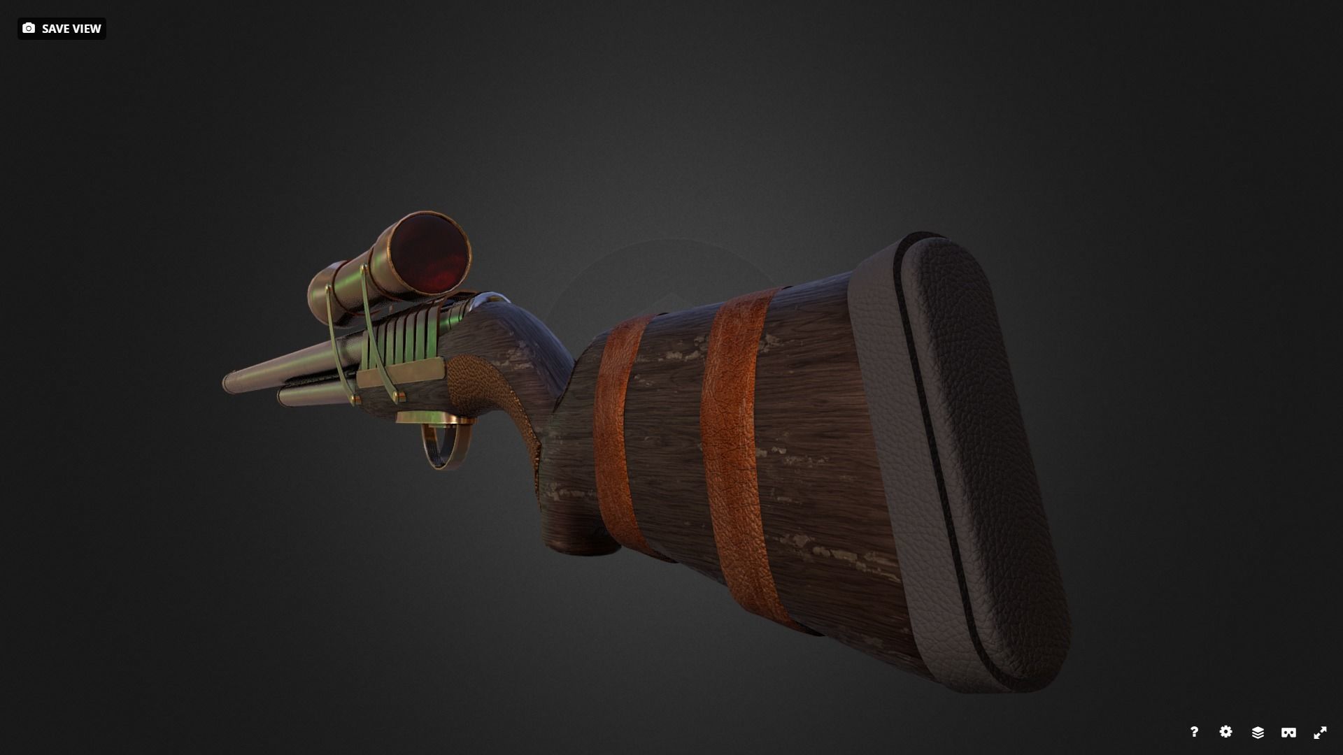 Shutgun concept 3D model | CGTrader