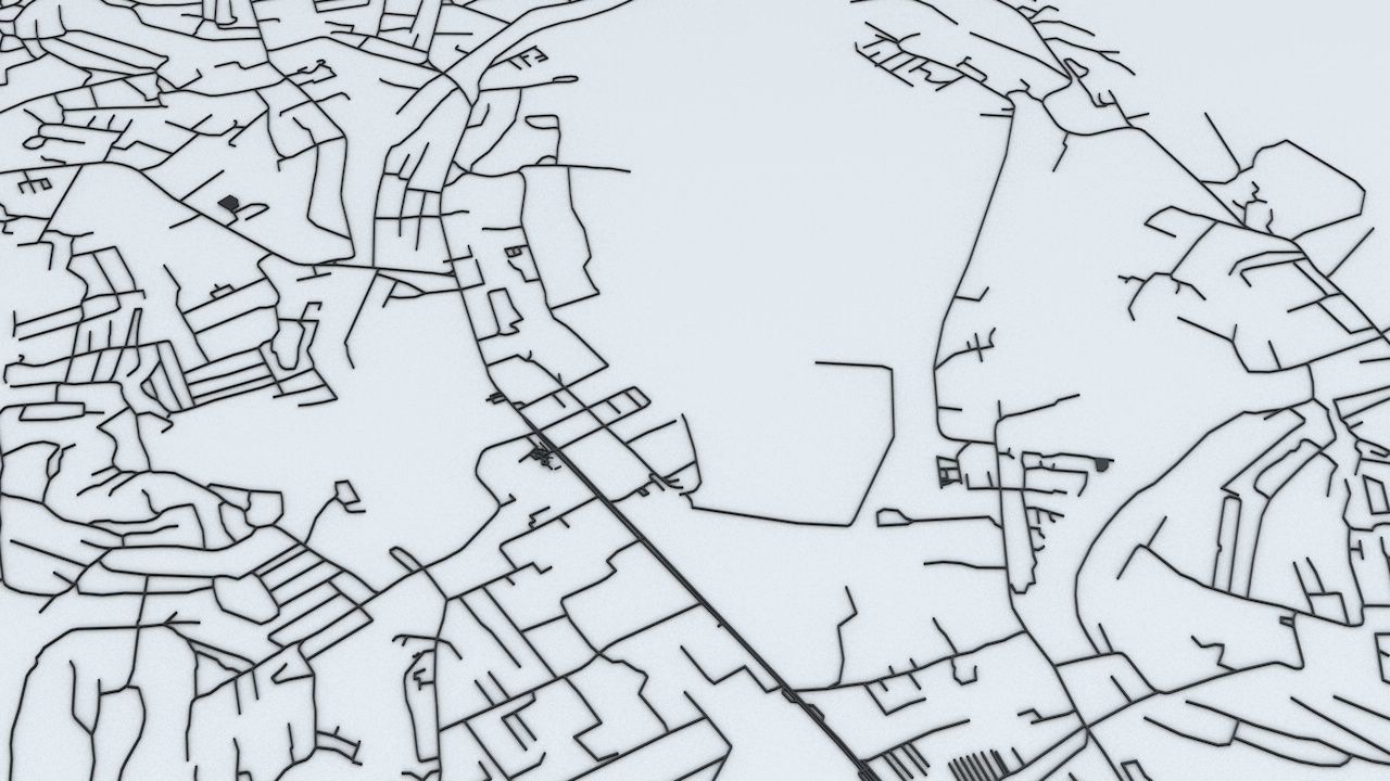 Yakutsk Road Network and Streets 3D model | CGTrader