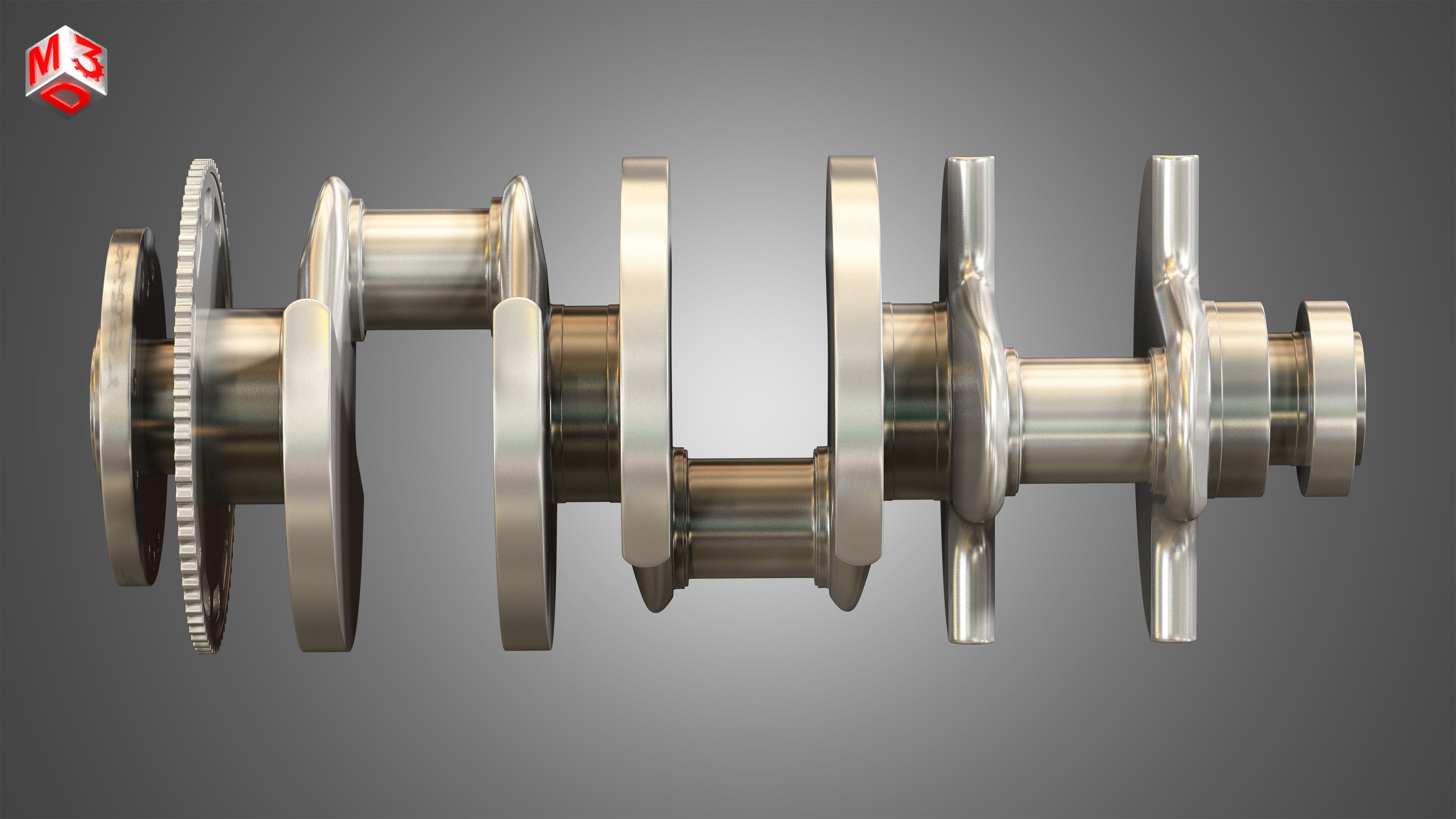 Crankshaft - 3D Model 3D model | CGTrader