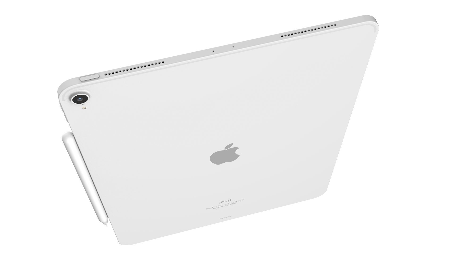 iPad Pro 12 9-inch Silver 3D model | CGTrader