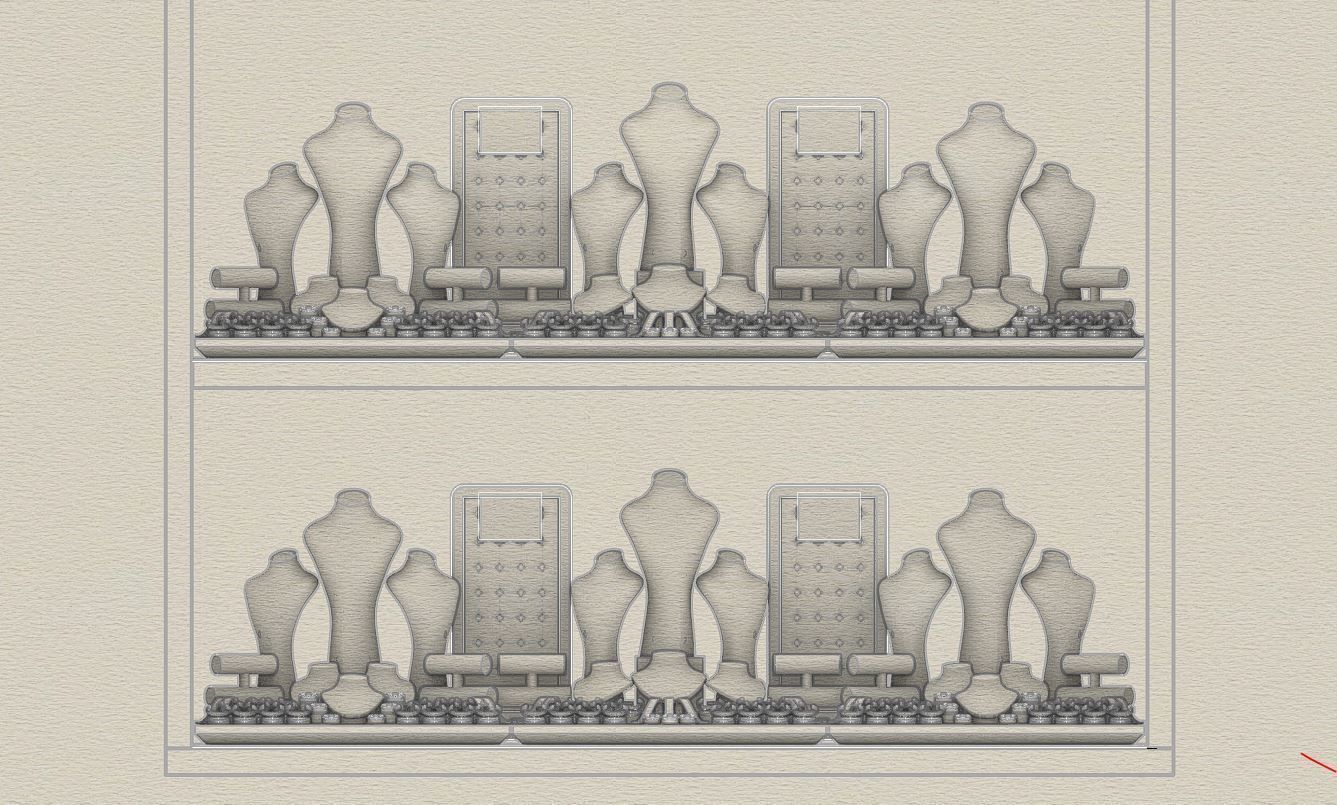 Window Display set 3D model 3D printable | CGTrader