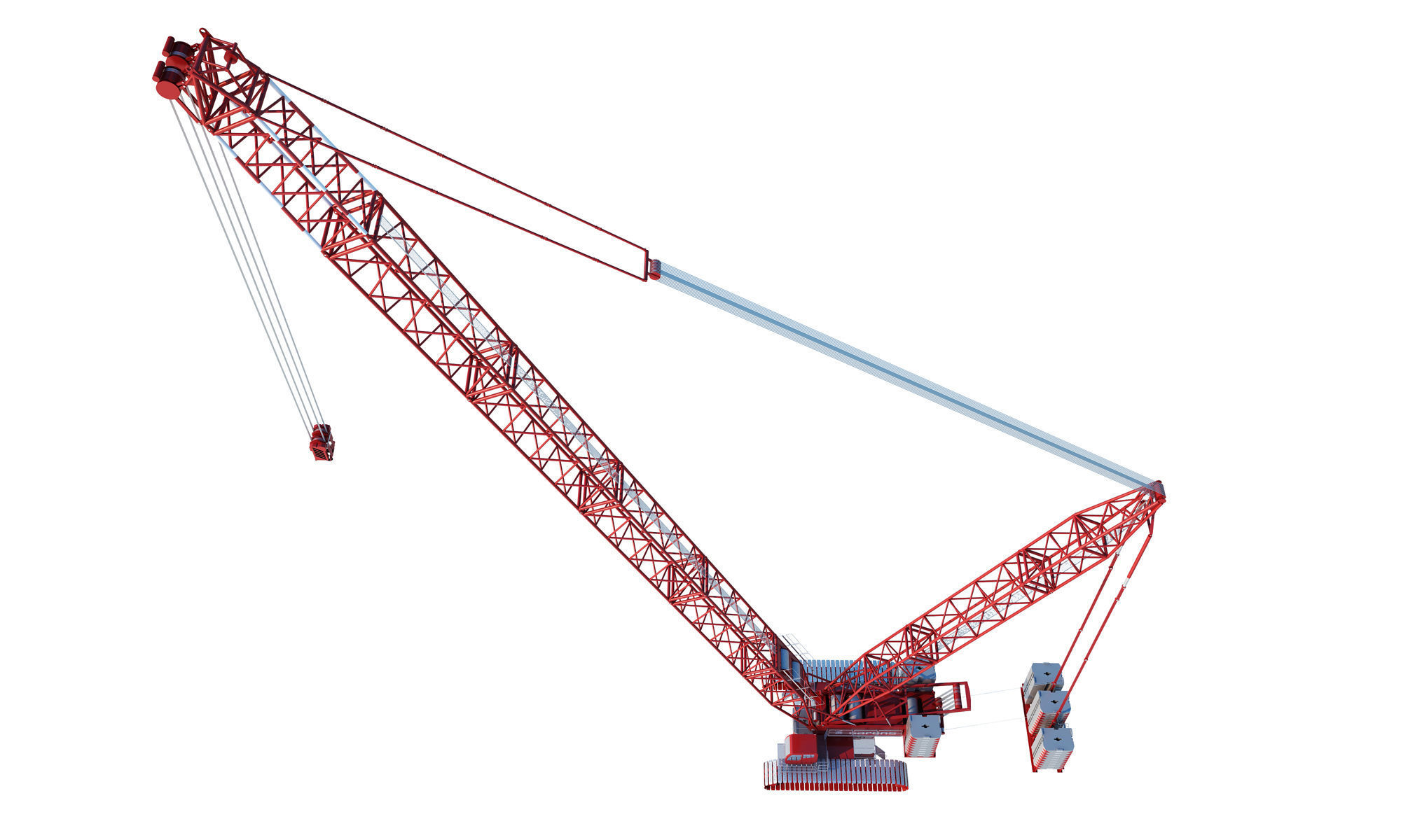 CRAWLER MINING CRANE 3D model | CGTrader