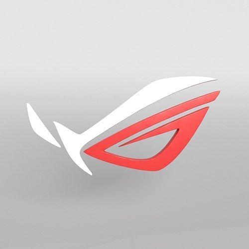 ROG Logo version1 001 free VR / AR / low-poly 3D model | CGTrader