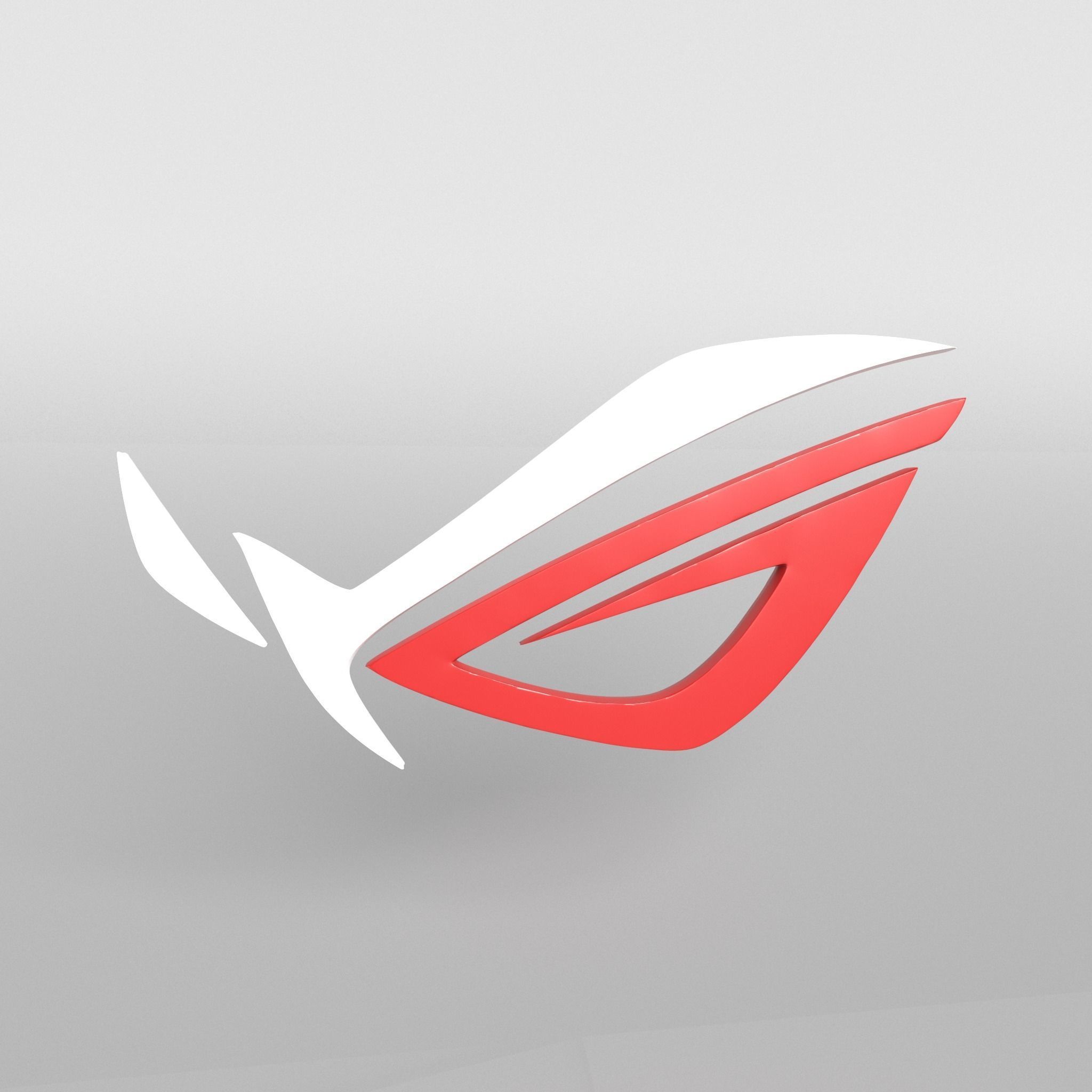 ROG Logo version1 001 free VR / AR / low-poly 3D model | CGTrader