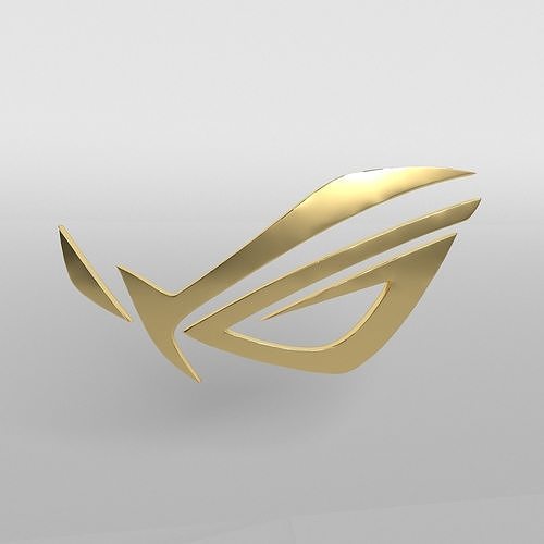 ROG Logo version1 006 free VR / AR / low-poly 3D model | CGTrader