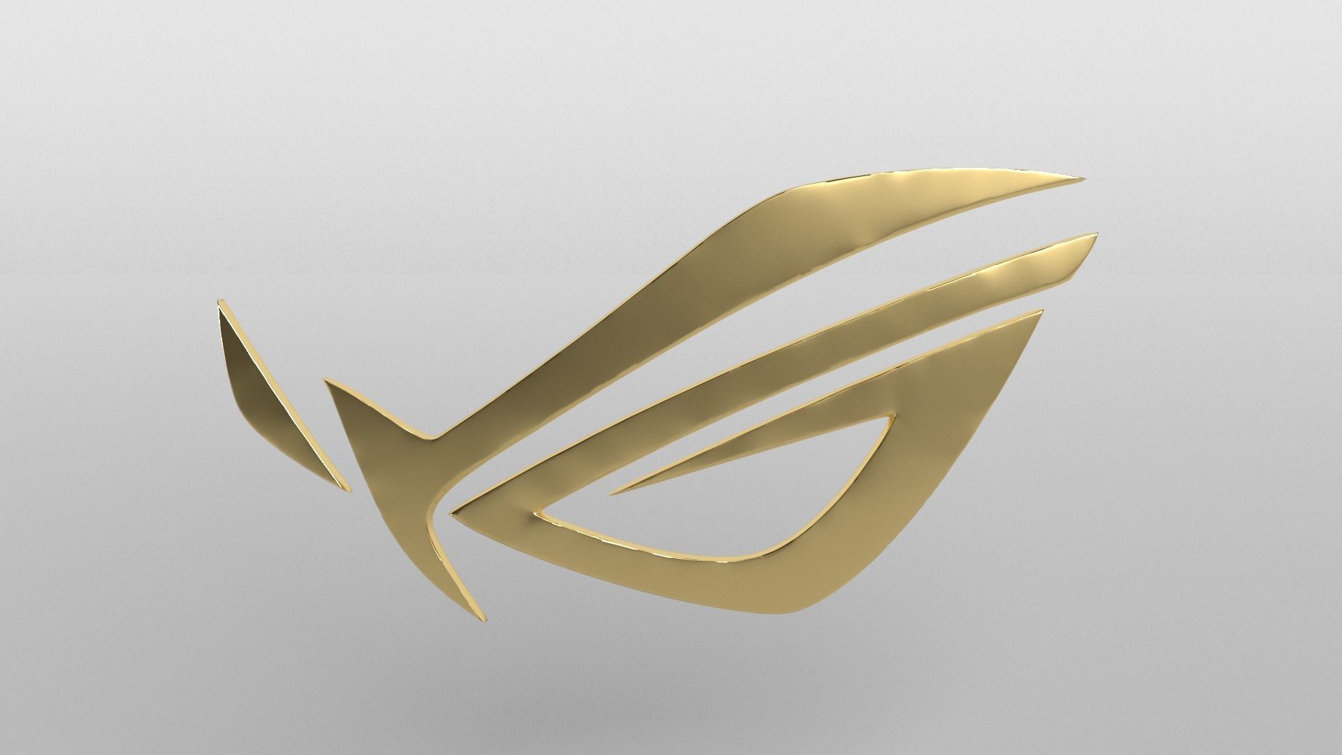 ROG Logo version1 006 free VR / AR / low-poly 3D model | CGTrader