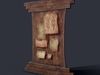 3D model Worn Medieval Notice Board VR / AR / low-poly | CGTrader