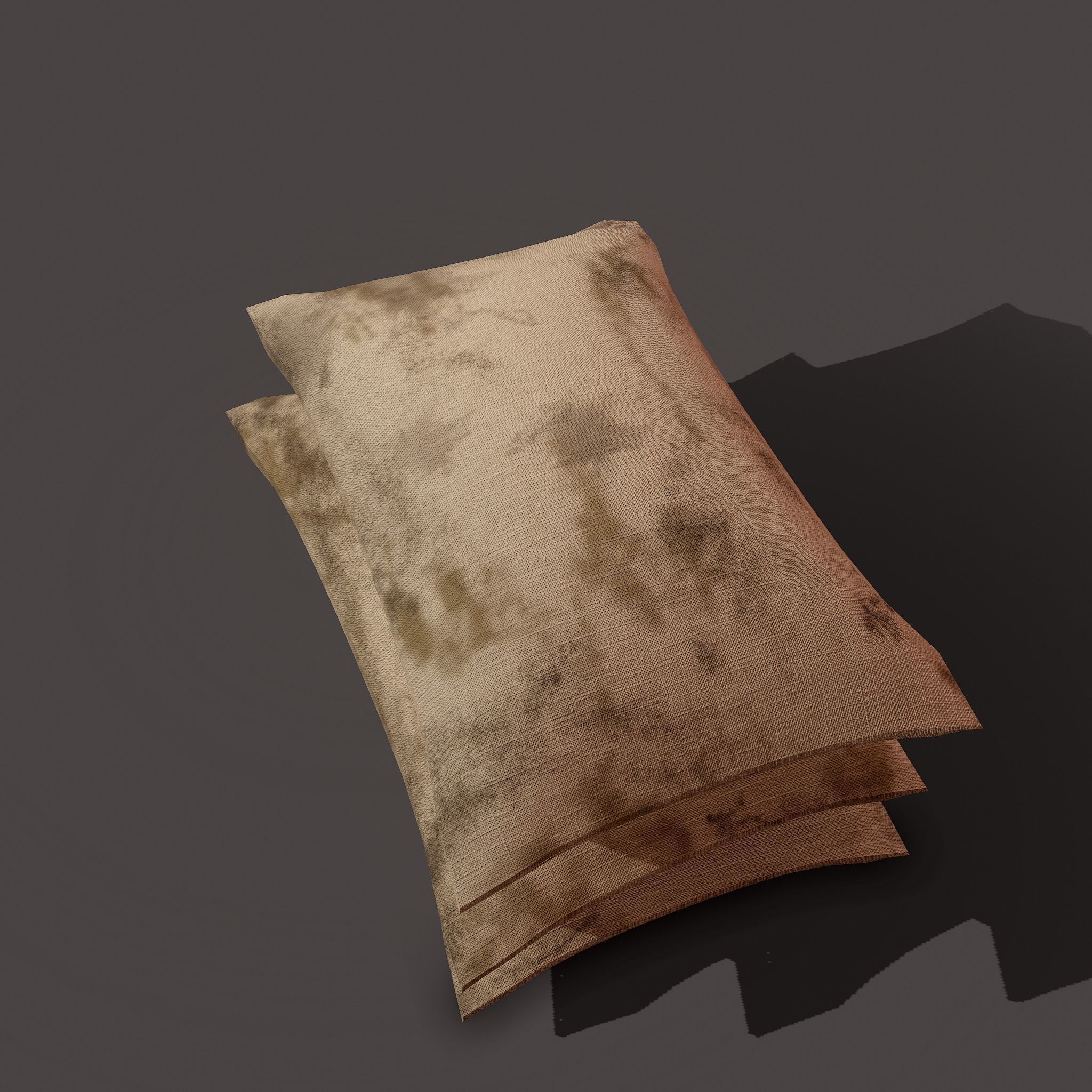 3D model Burlap Sacks Three Straight VR / AR / low-poly | CGTrader