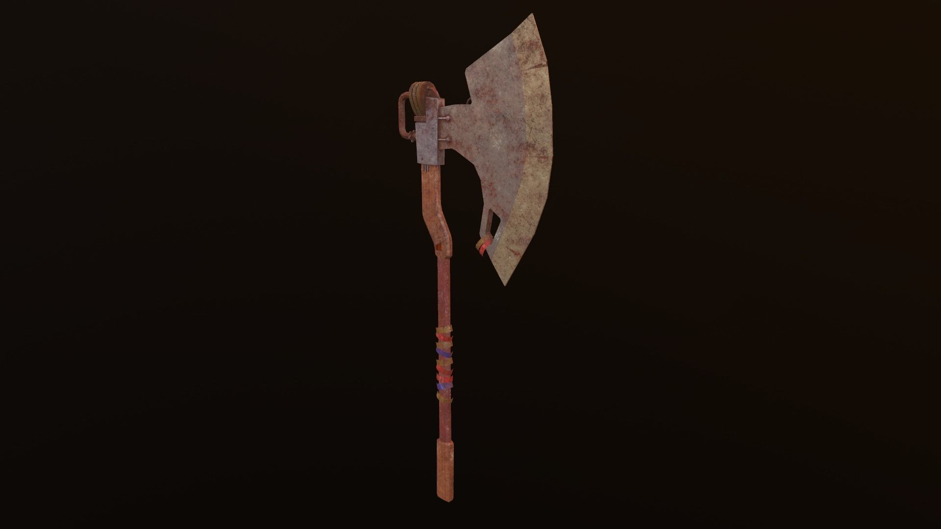post-apocalyptic axe free VR / AR / low-poly 3D model | CGTrader