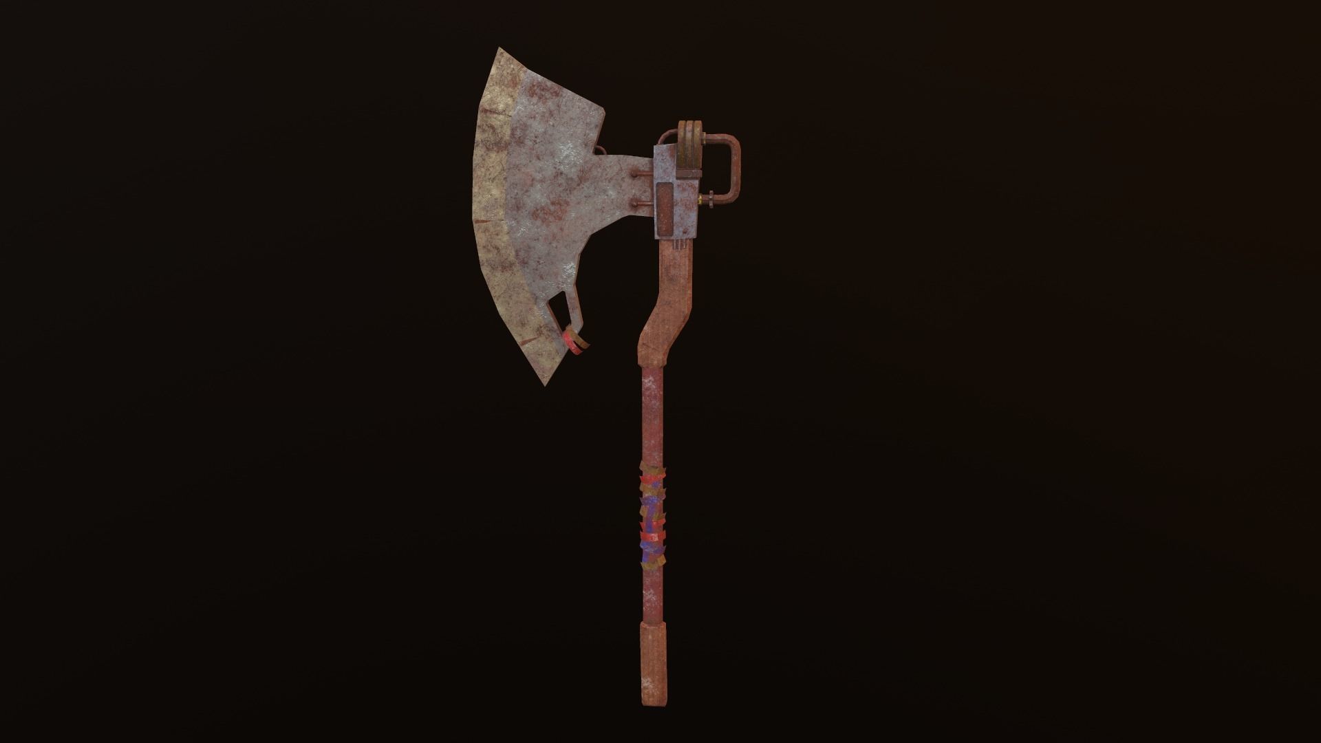 post-apocalyptic axe free VR / AR / low-poly 3D model | CGTrader