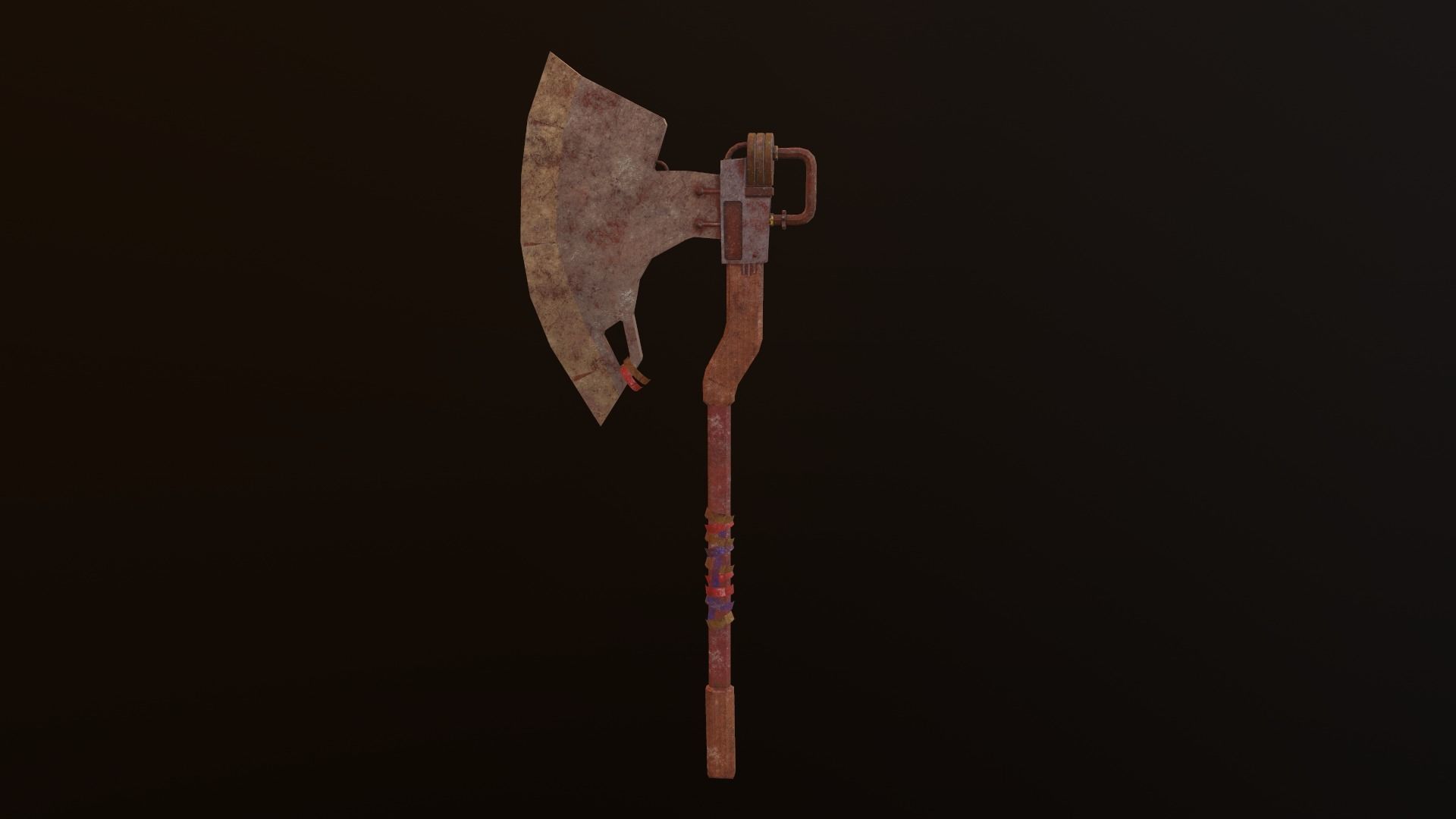 post-apocalyptic axe free VR / AR / low-poly 3D model | CGTrader