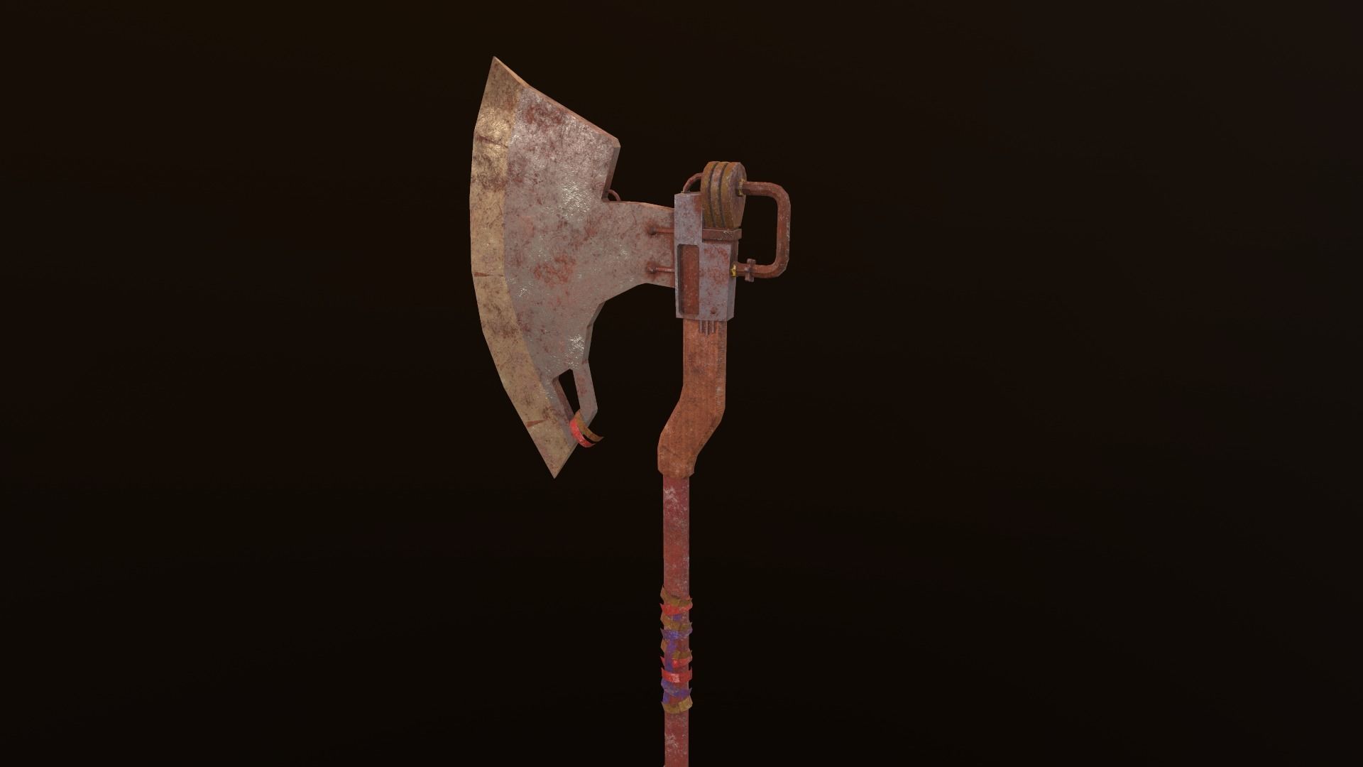 post-apocalyptic axe free VR / AR / low-poly 3D model | CGTrader
