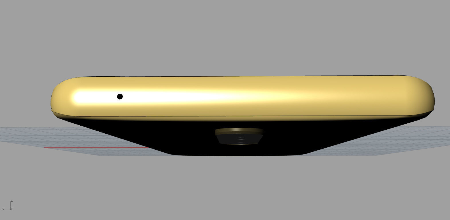 3D model oneplus 7 pro gold 3D print model 3D model VR / AR / low-poly ...