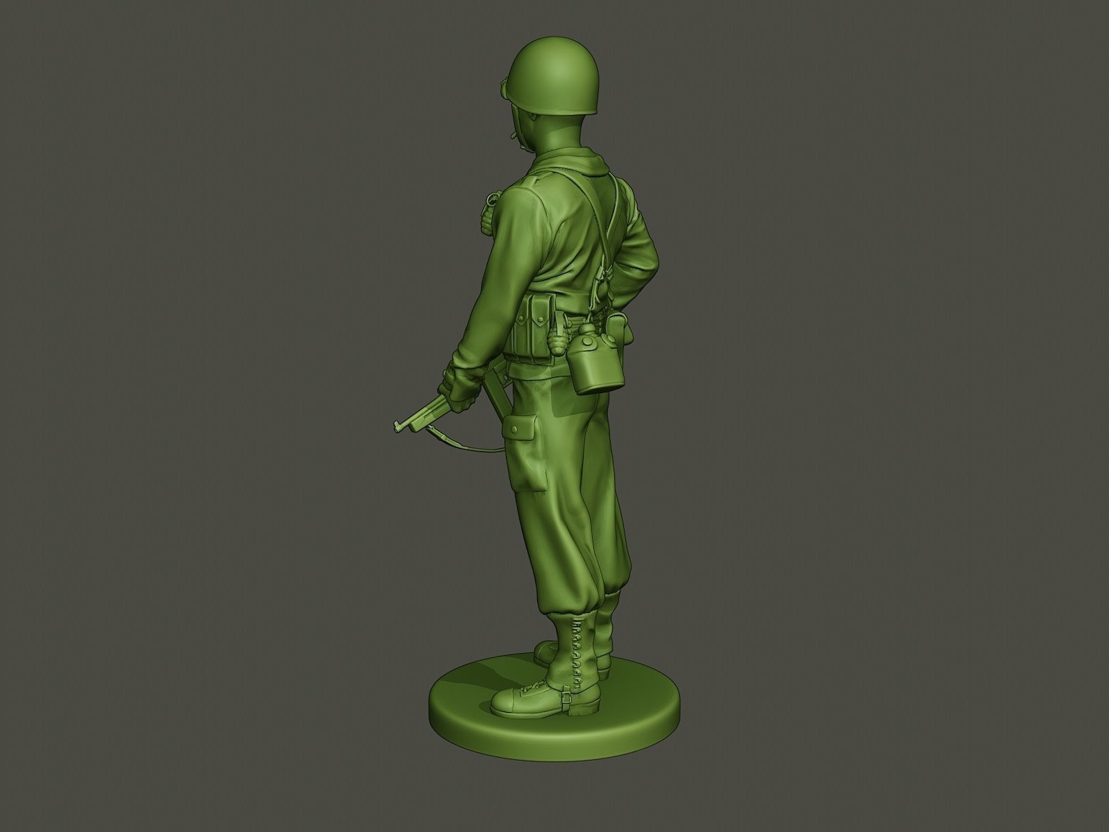American soldier ww2 StandGuard A2 3D model 3D printable | CGTrader