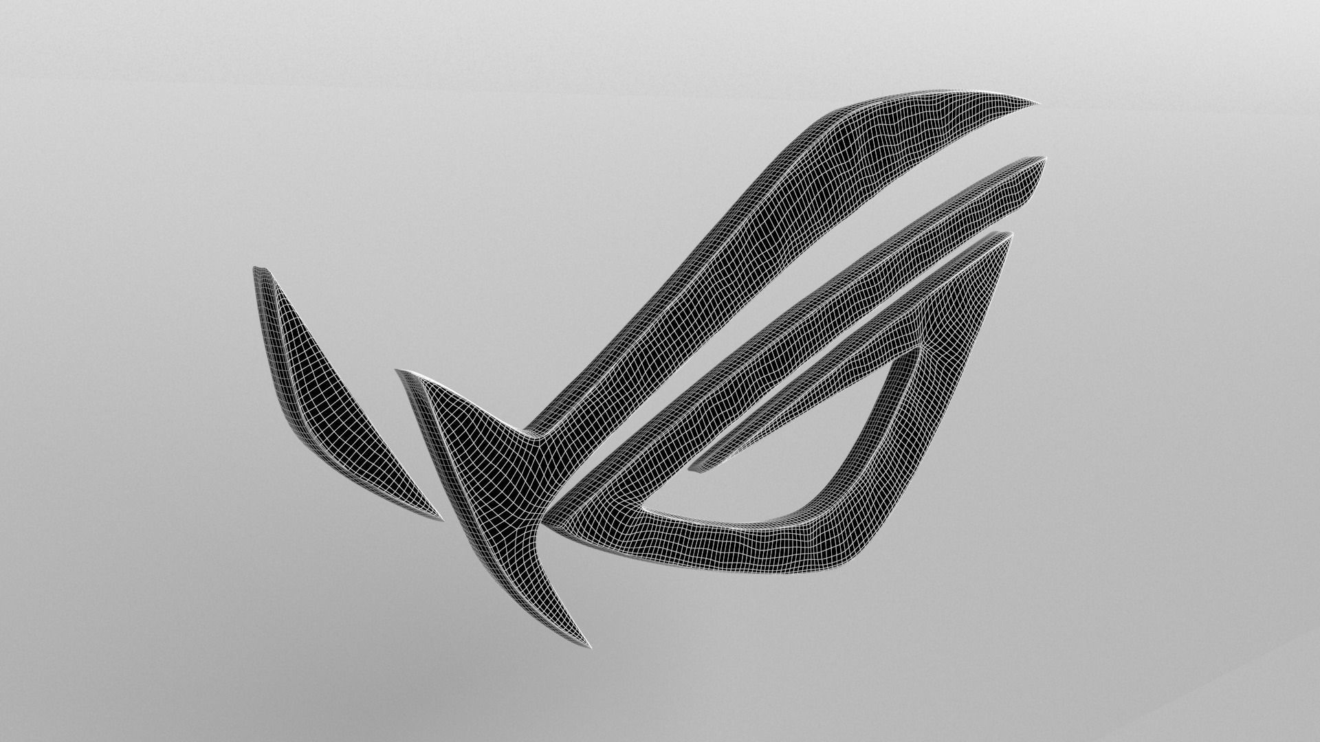 ROG Logo version1 009 free VR / AR / low-poly 3D model | CGTrader