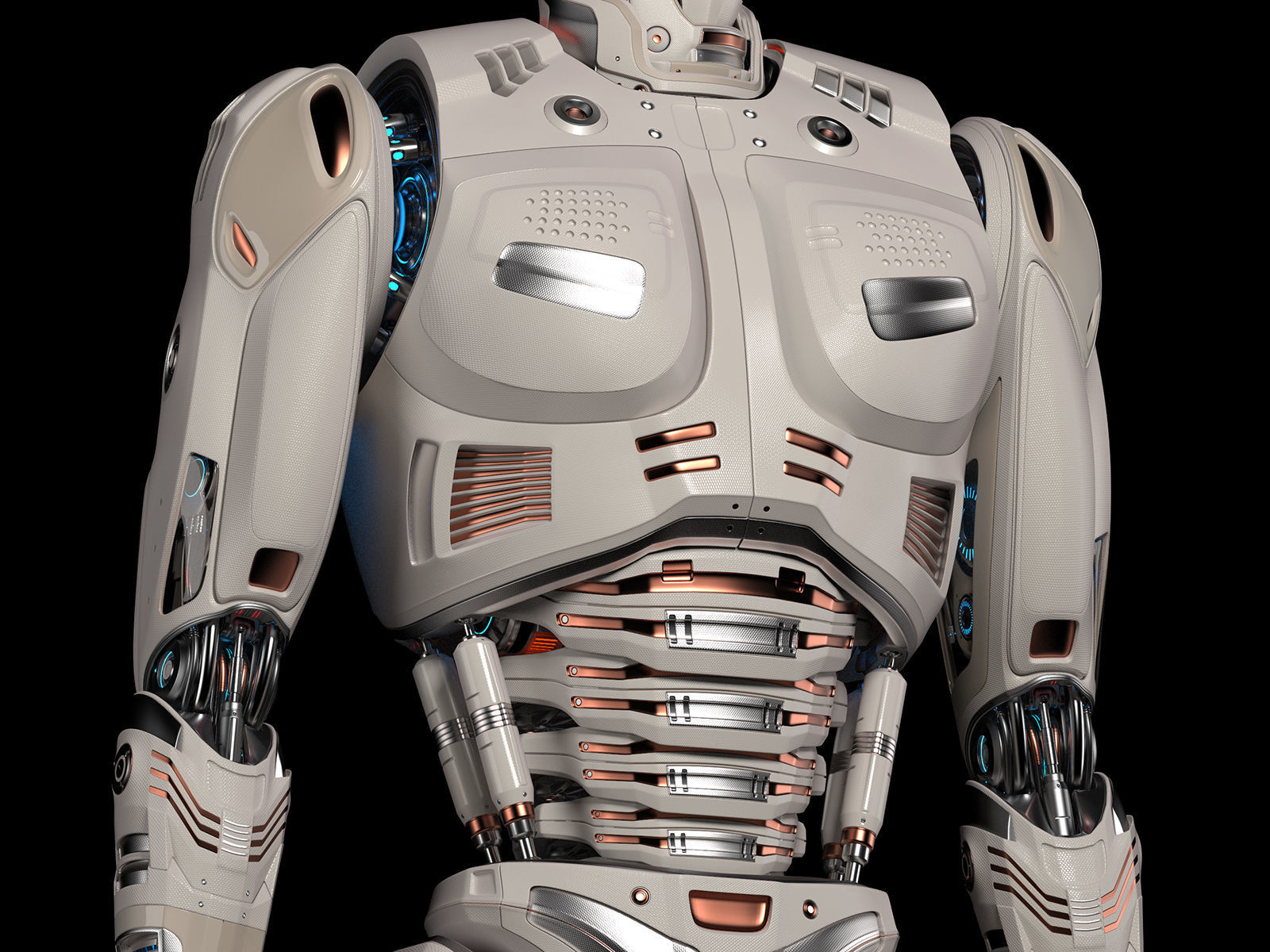 Robot Man 2 Rigged FULL EDITION 3D model rigged | CGTrader