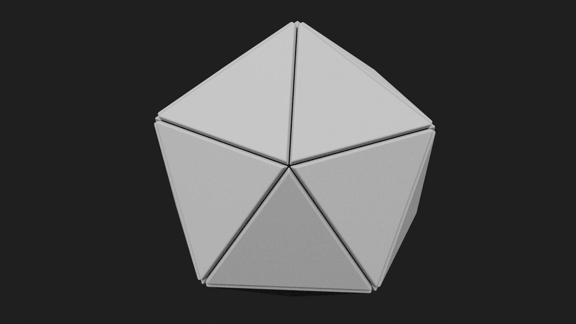 Ico Sphere decoration free 3D model 3D printable | CGTrader