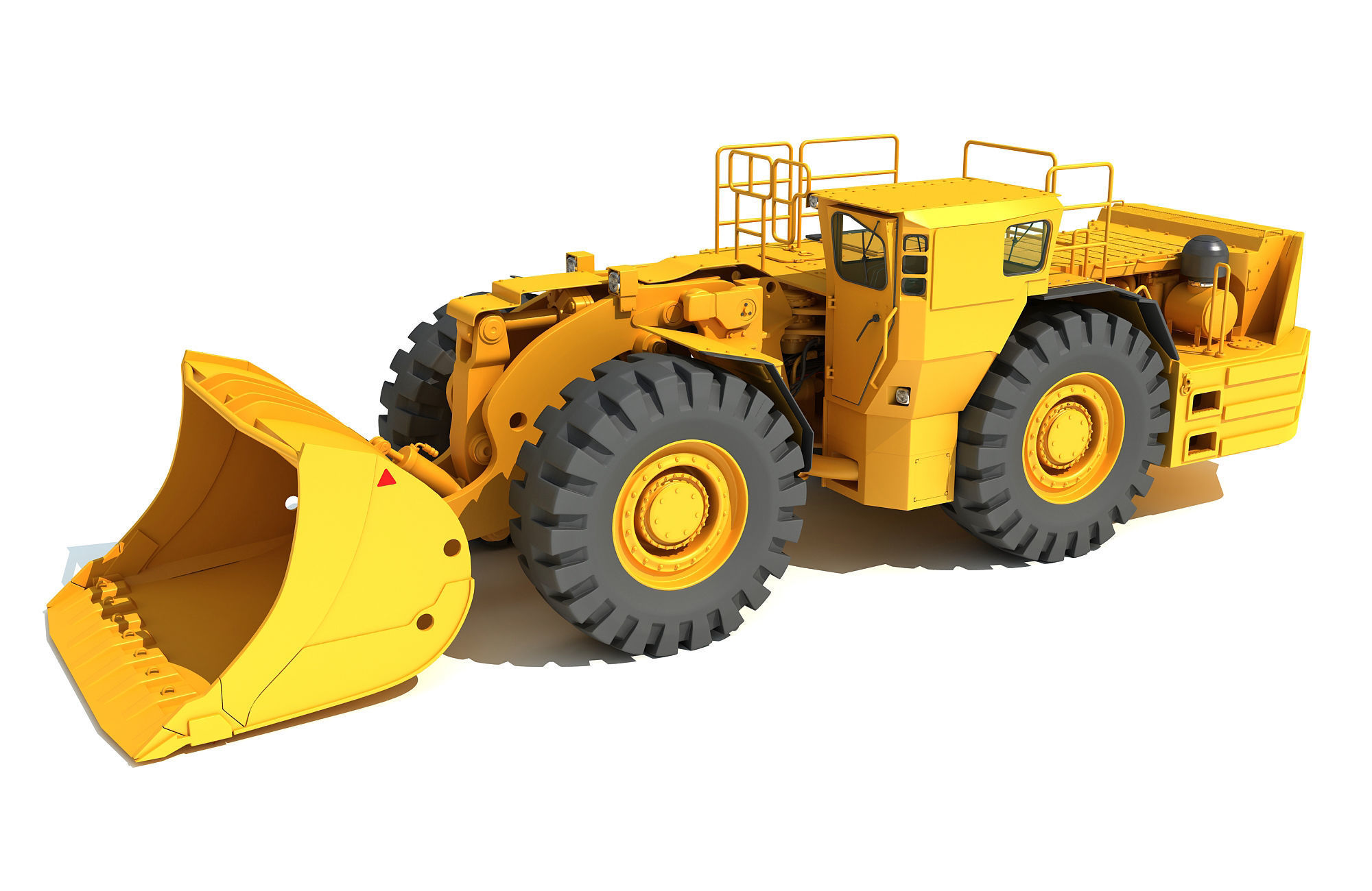 Underground Mining Hard Rock Loader 3D model | CGTrader