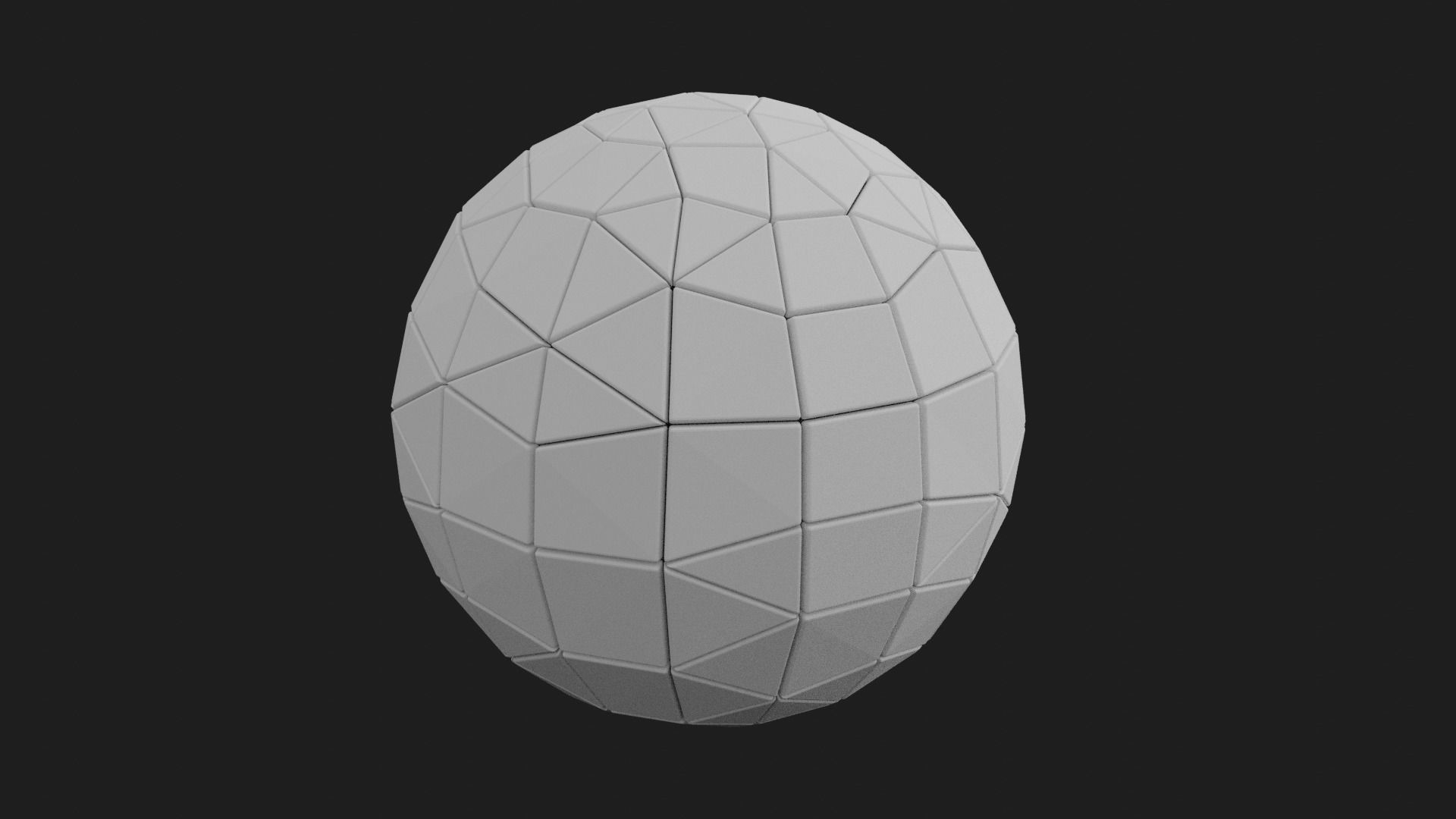 Hardsurface Pattern sphere free 3D model 3D printable | CGTrader