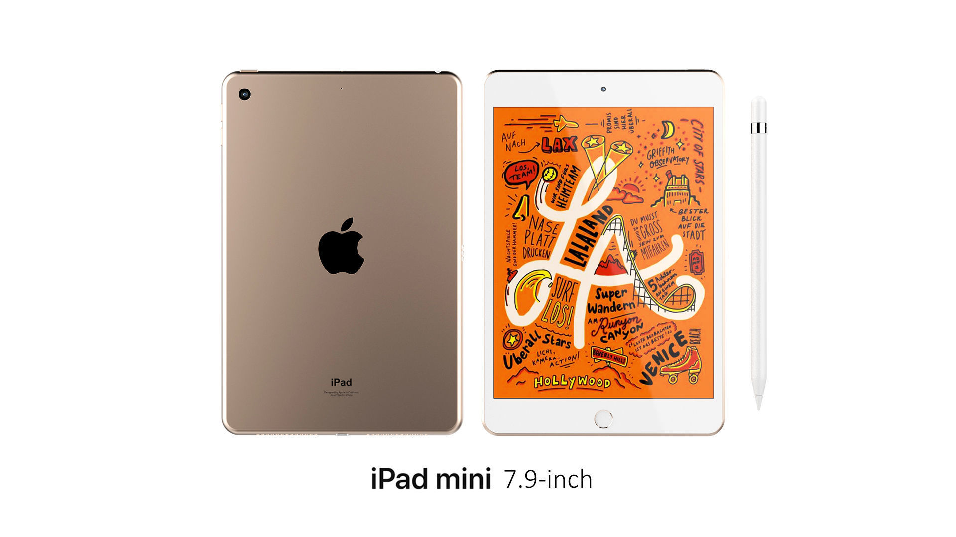 iPad Mini 7 9-inch Gold 3D model | CGTrader