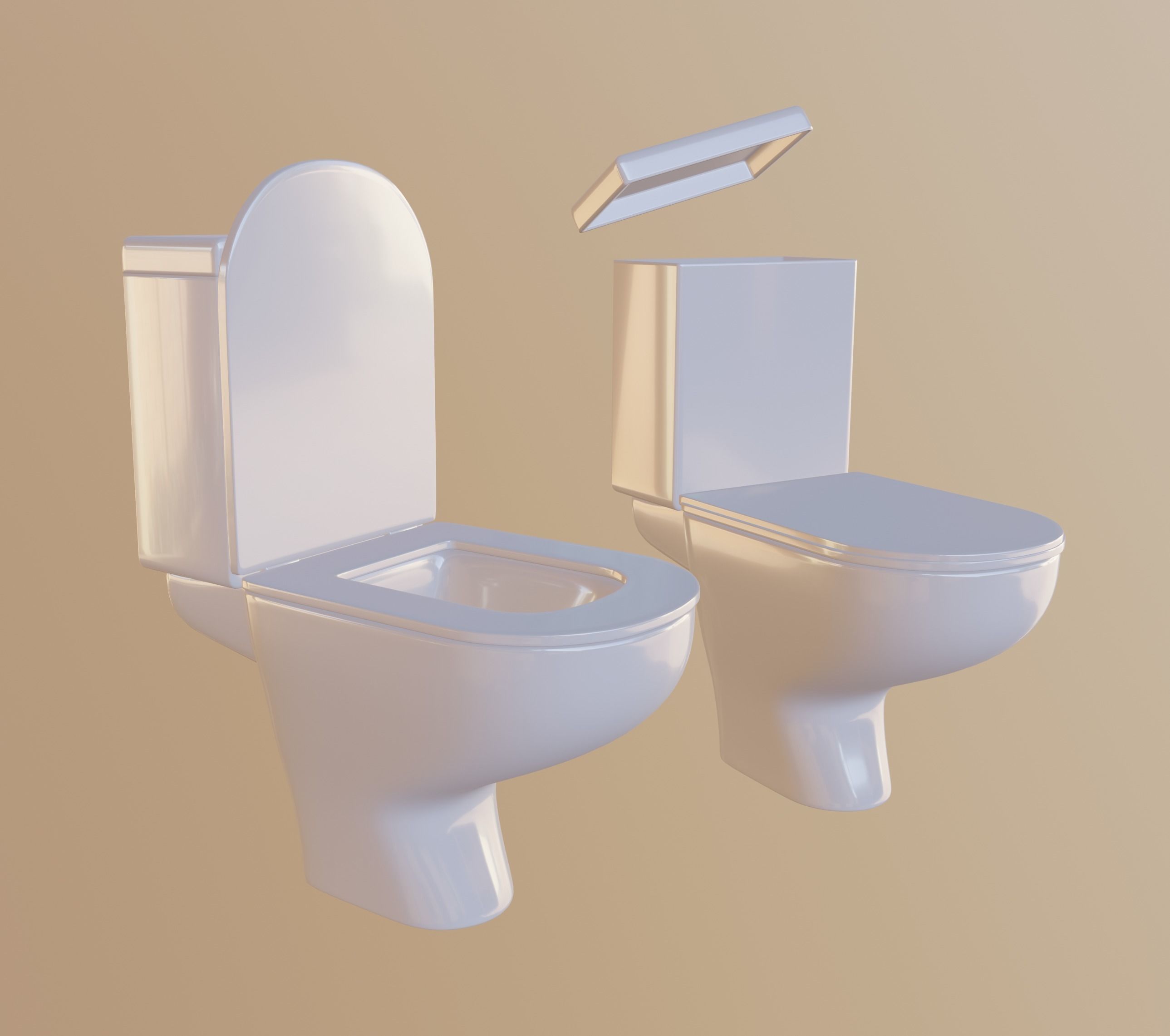 3D model Toilet VR / AR / low-poly | CGTrader