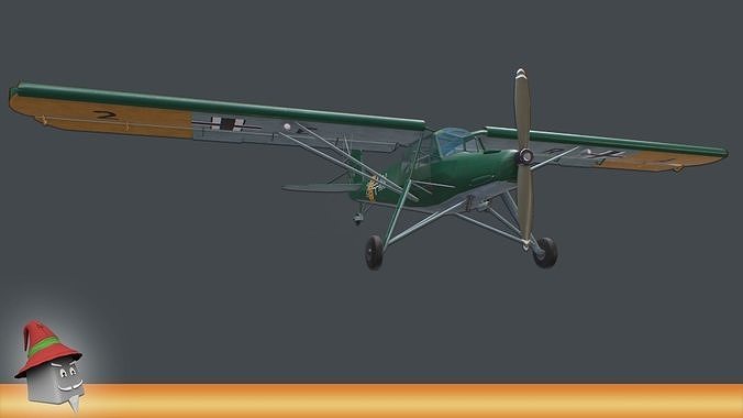 3D model Fieseler Fi 156 Storch VR / AR / low-poly | CGTrader