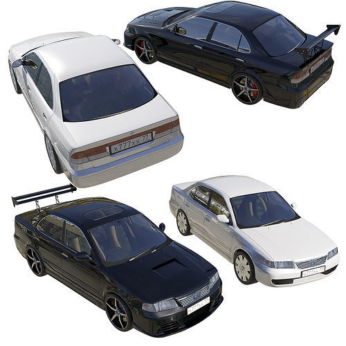 Nissan Sunny 2001 3D model | CGTrader