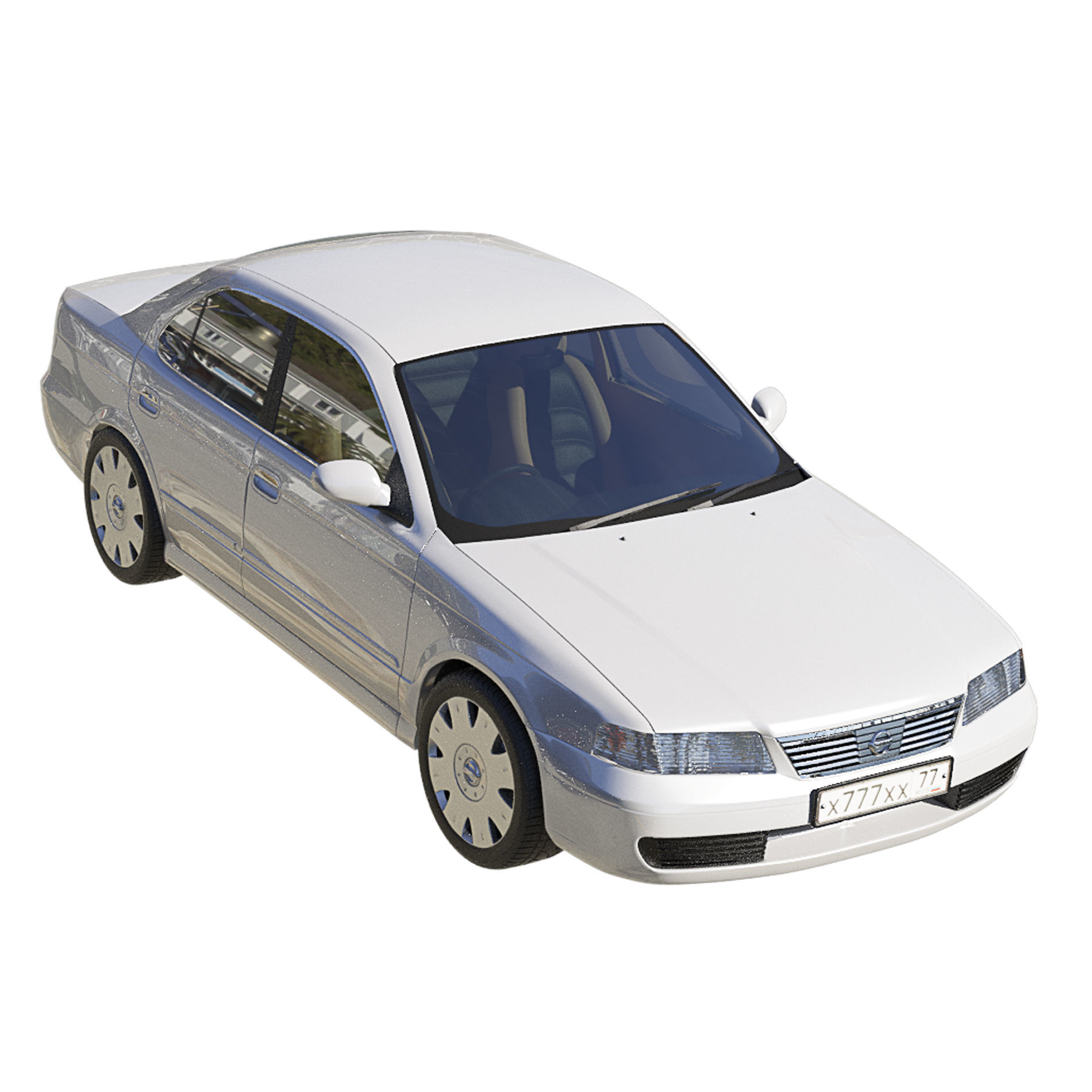 Nissan Sunny 2001 3D model | CGTrader