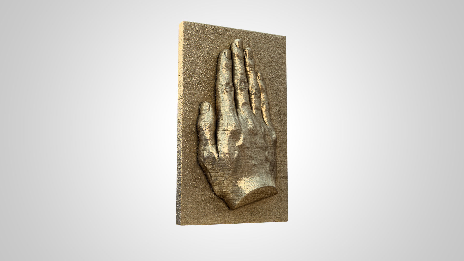 Hand Plate Decor 3D model 3D printable | CGTrader